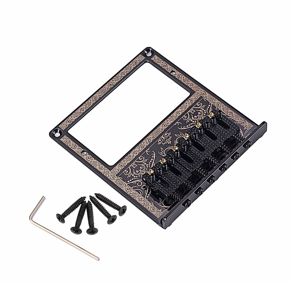 Phenofice Double Pickup Bridge Tl Style Guitar Bridge Assembly Black ...