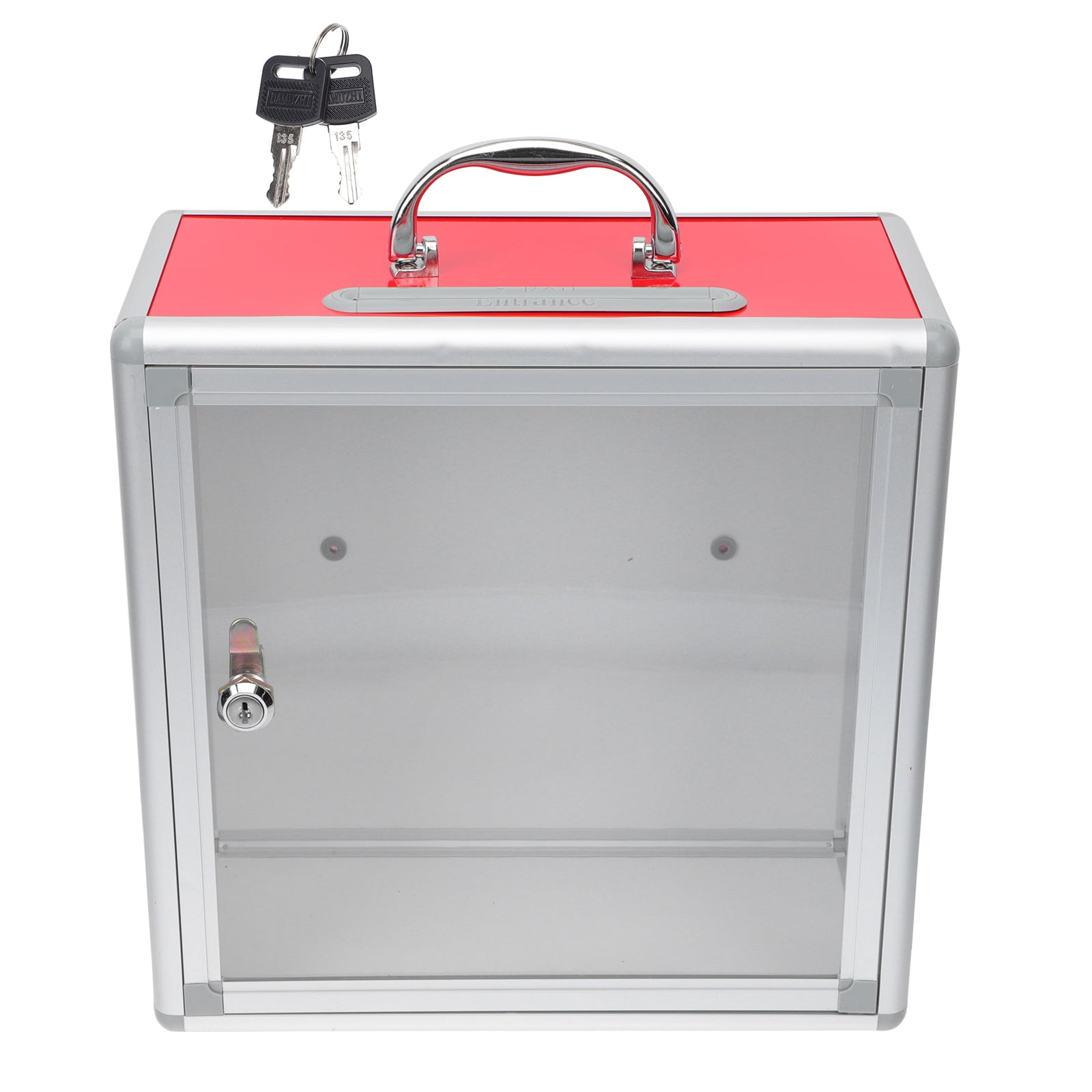 Zehuanyu Hand Donation Box Lockbox Register Keys Wall Mounted Mailbox ...