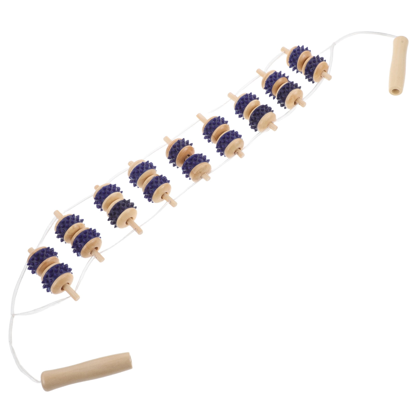Zehuanyu Handheld Wooden Back Massager Stick Roller Massager Hand-held ...