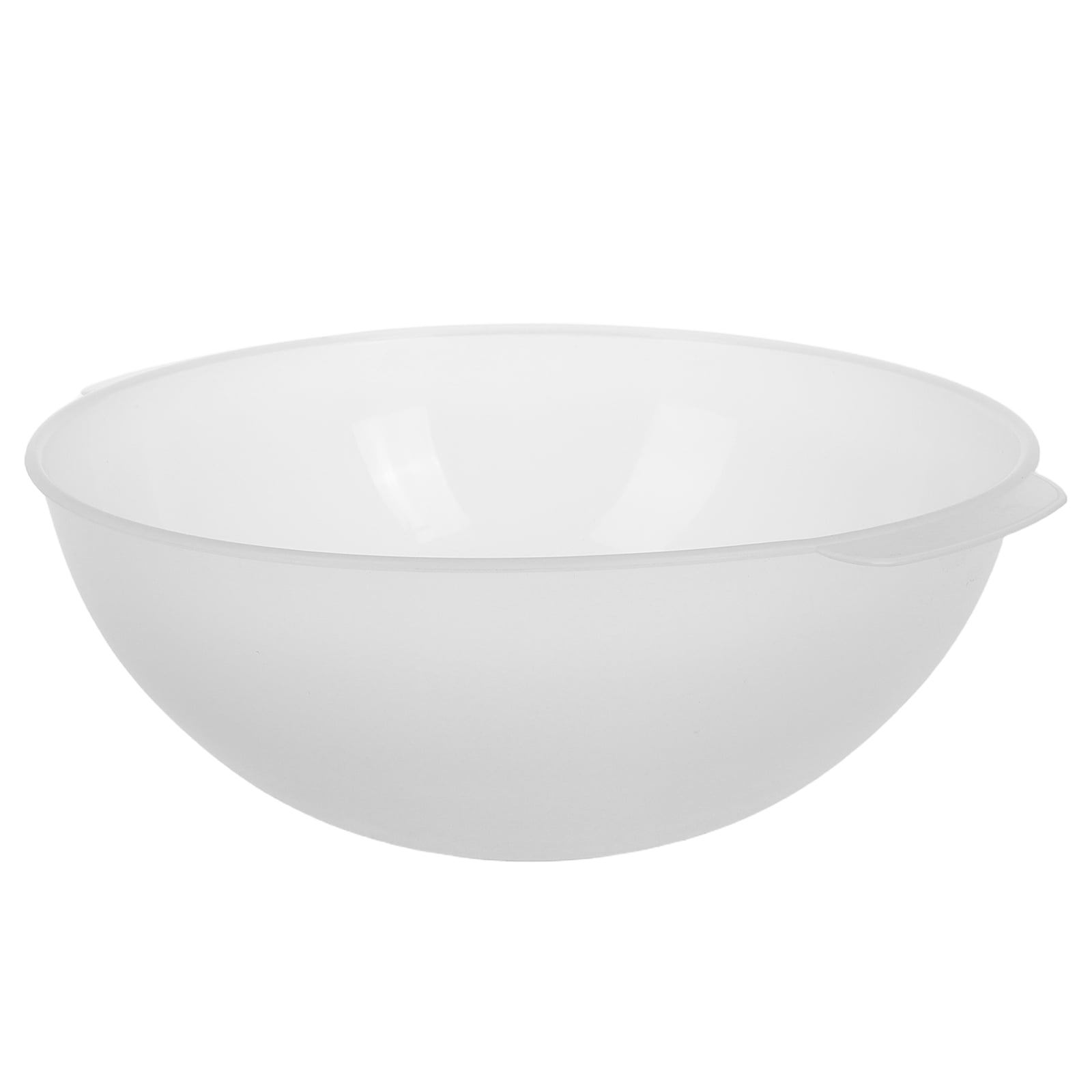 HEMOTON Transparent Plastic Face Washing Basin with Handle 21cm Round ...
