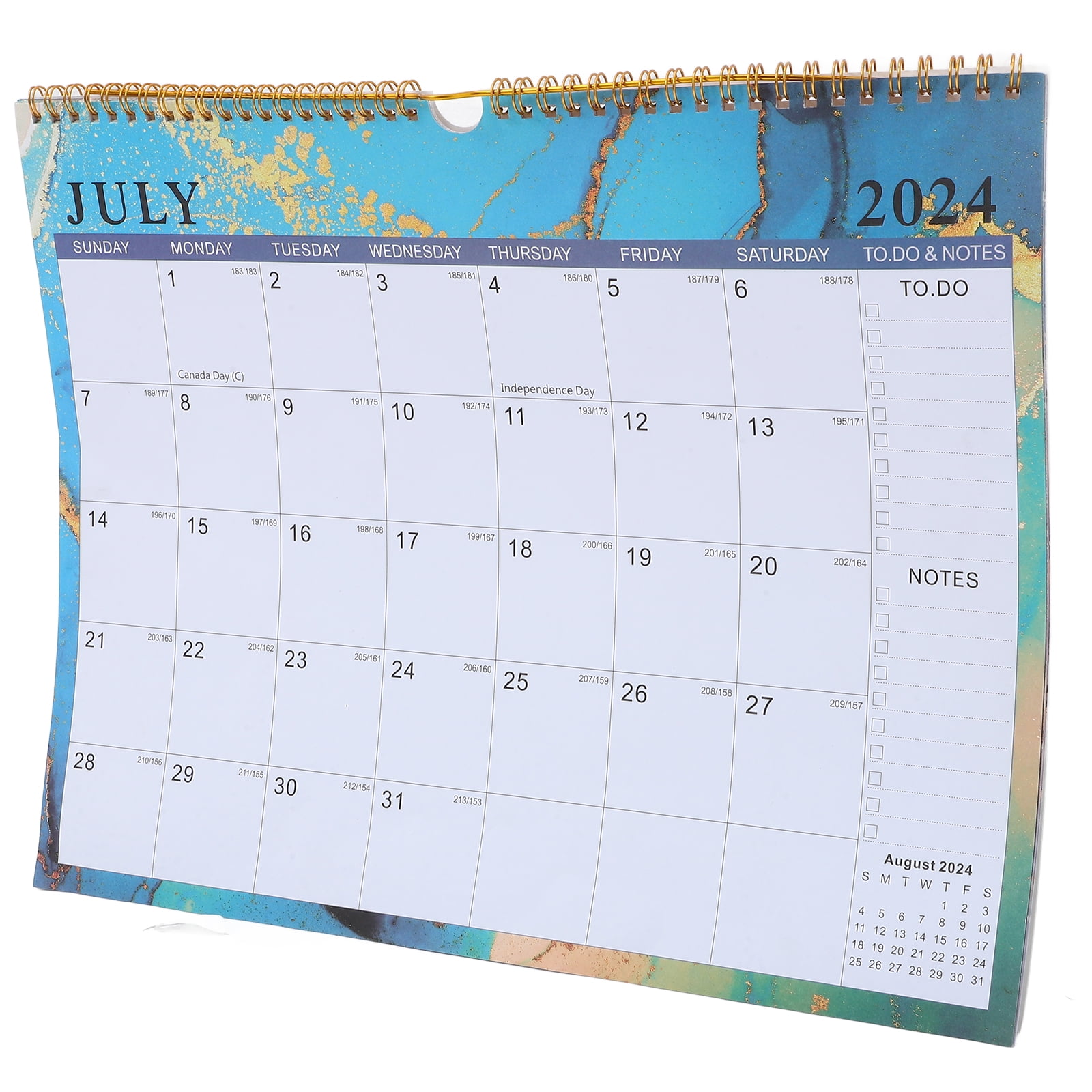 Zehuanyu Hanging Monthly Calendar Wall Planner Dry Erase Office Dating ...