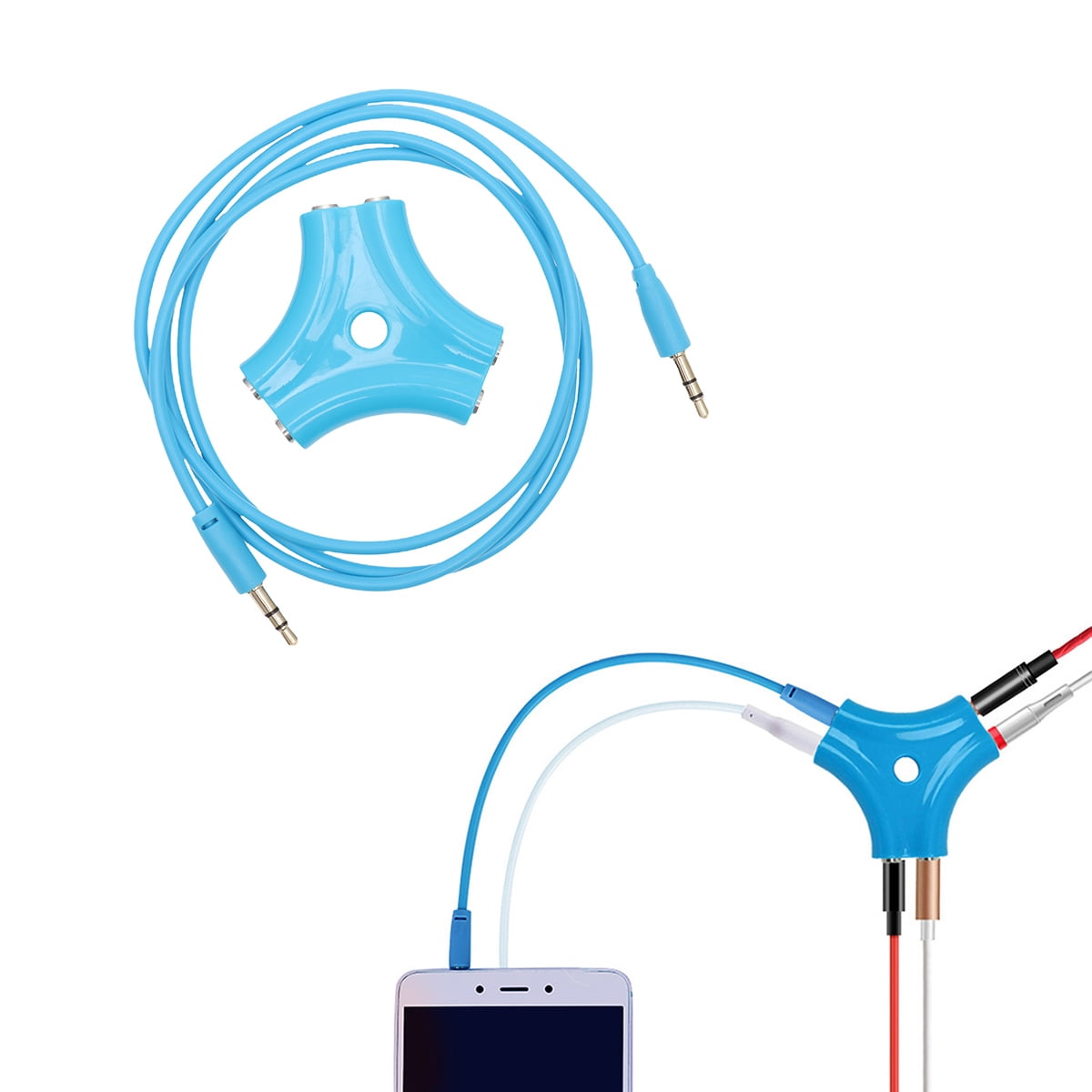 Zehuanyu Headphone Adapter Frequency Divider One-to-five Millimeter ...