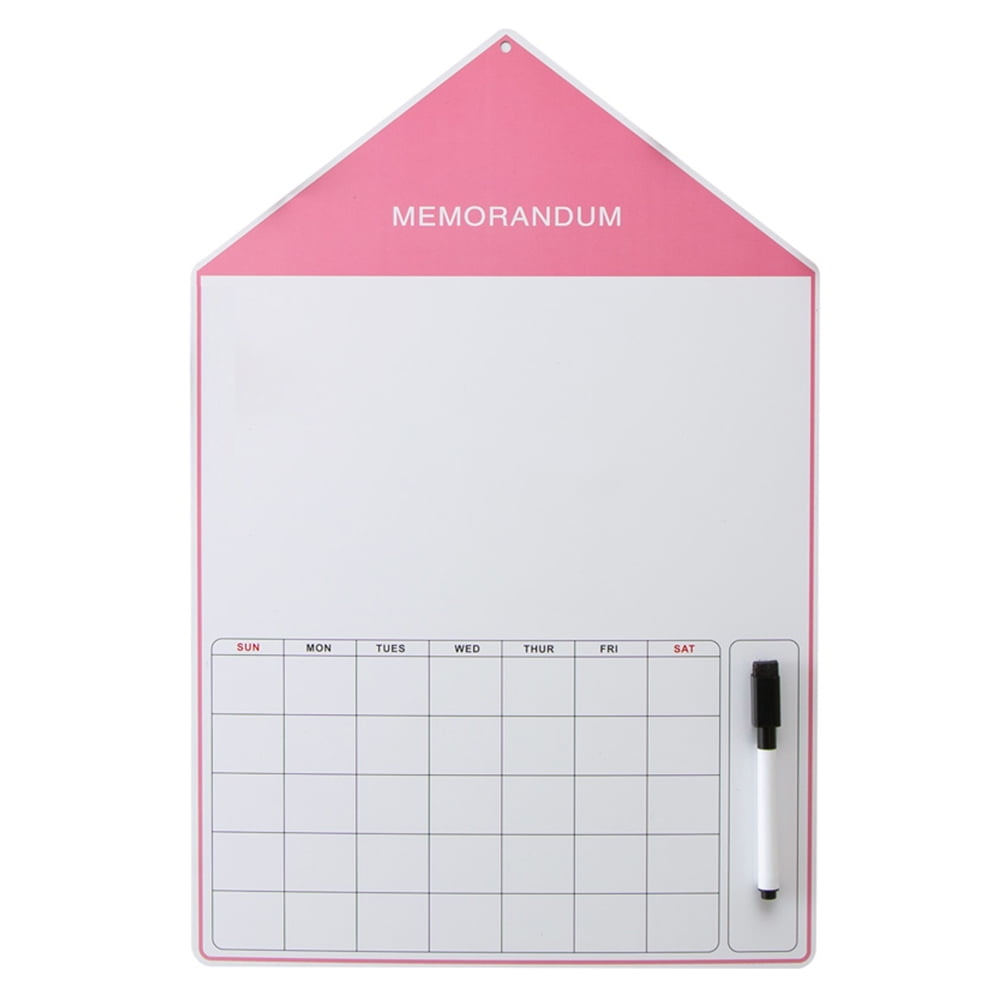 Zehuanyu House Pattern Message Board Magnetic Fridge Reminder with Pen ...