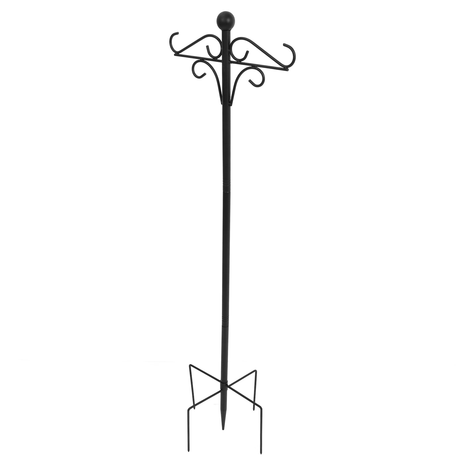 Zehuanyu Indoor Shepherds Hook with Base Outdoor Decorative Hooks ...