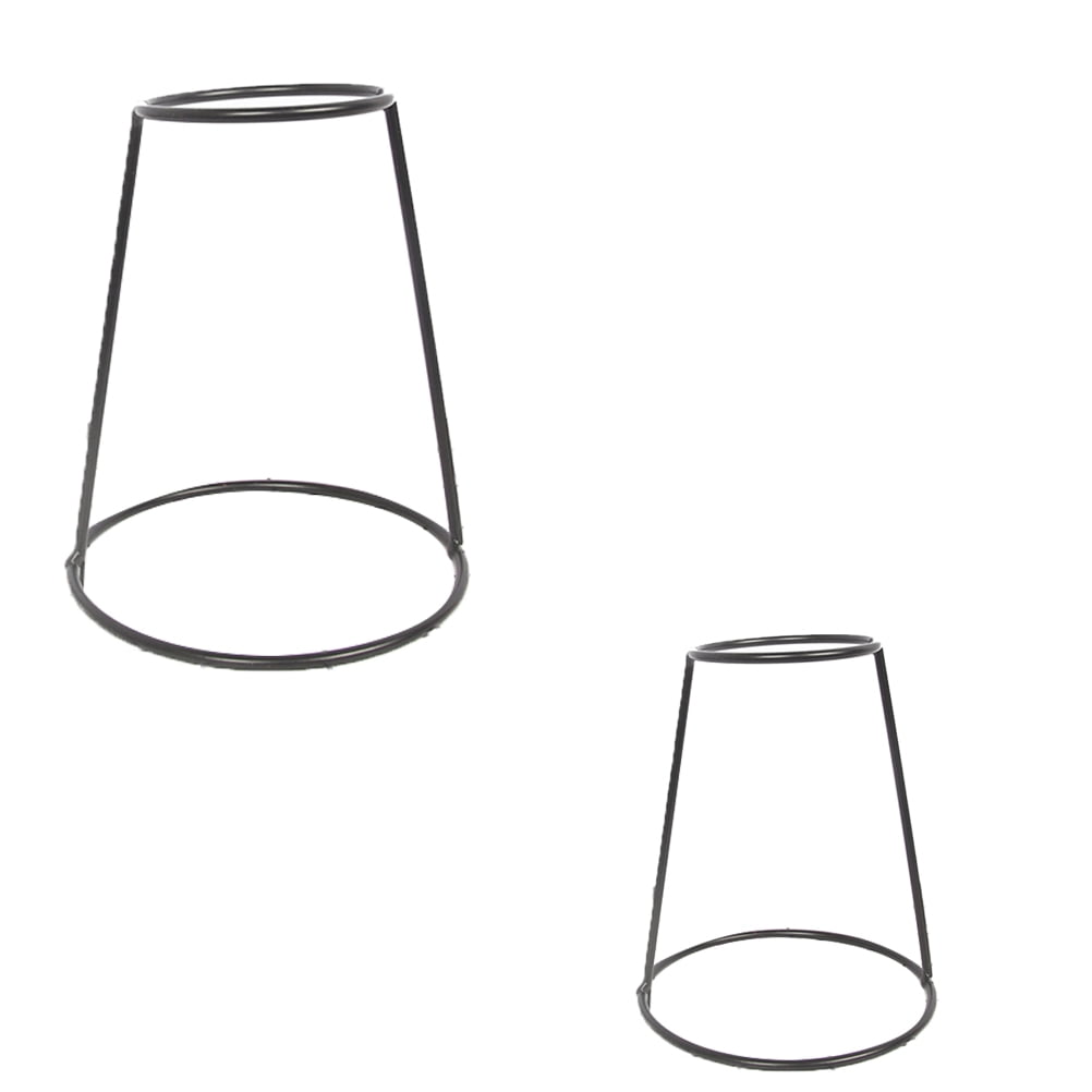 Zehuanyu Iron Plant Stand Geometric Display Garden Decor Monitor Vases ...