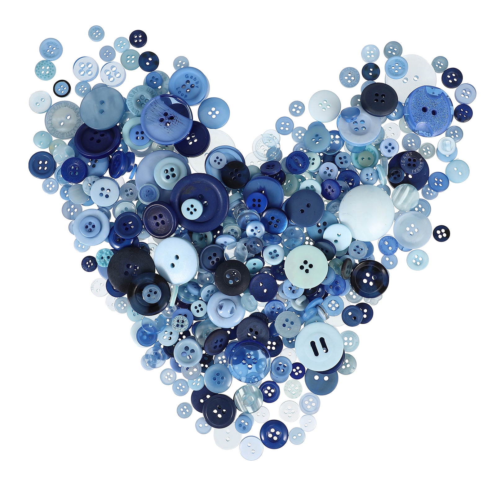 Colored Resin Buttons for DIY Sewing and Craft Making 1 Set Various ...