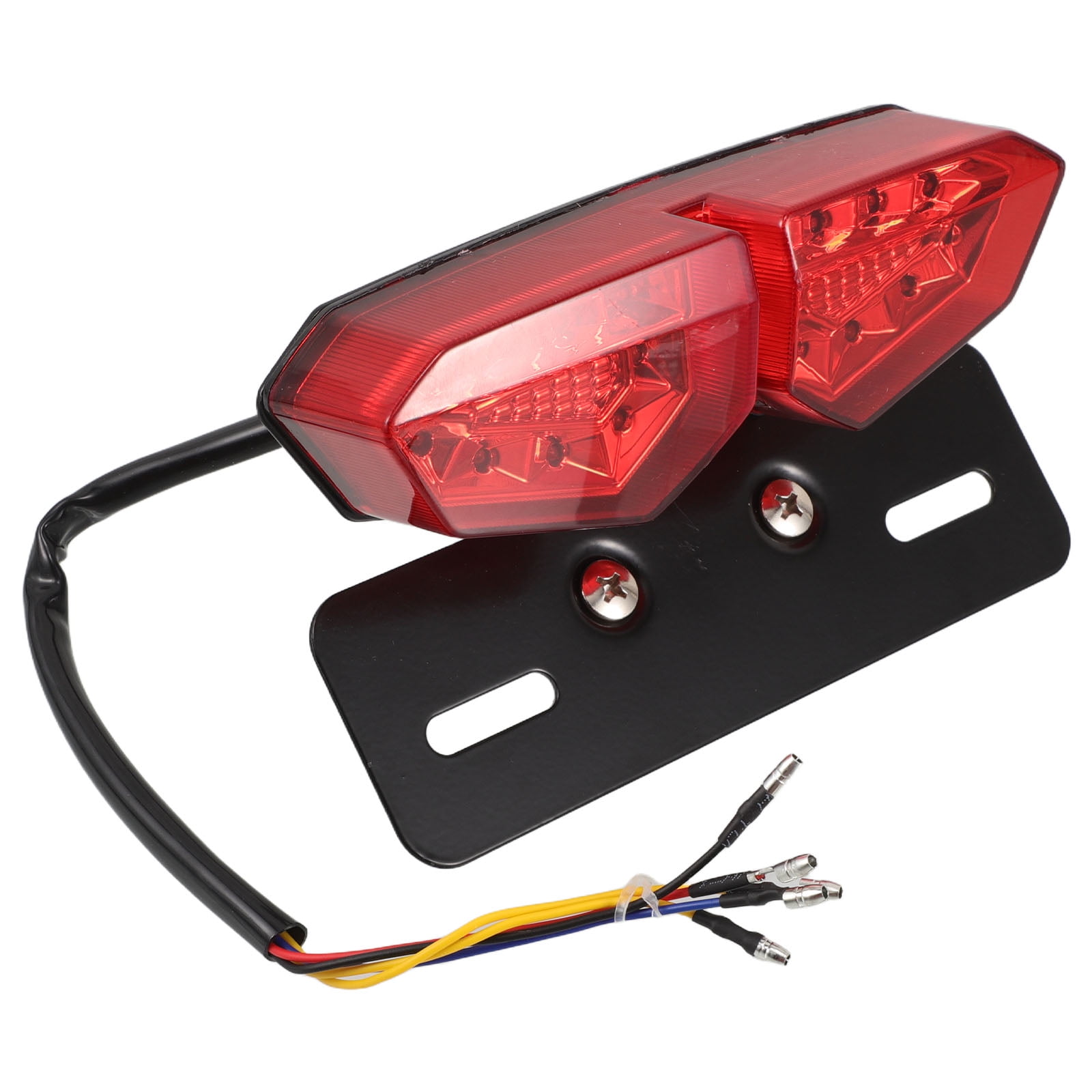 Zehuanyu LED Tail Light Motorcycle Tail Light LED Brake Turn Signal ...