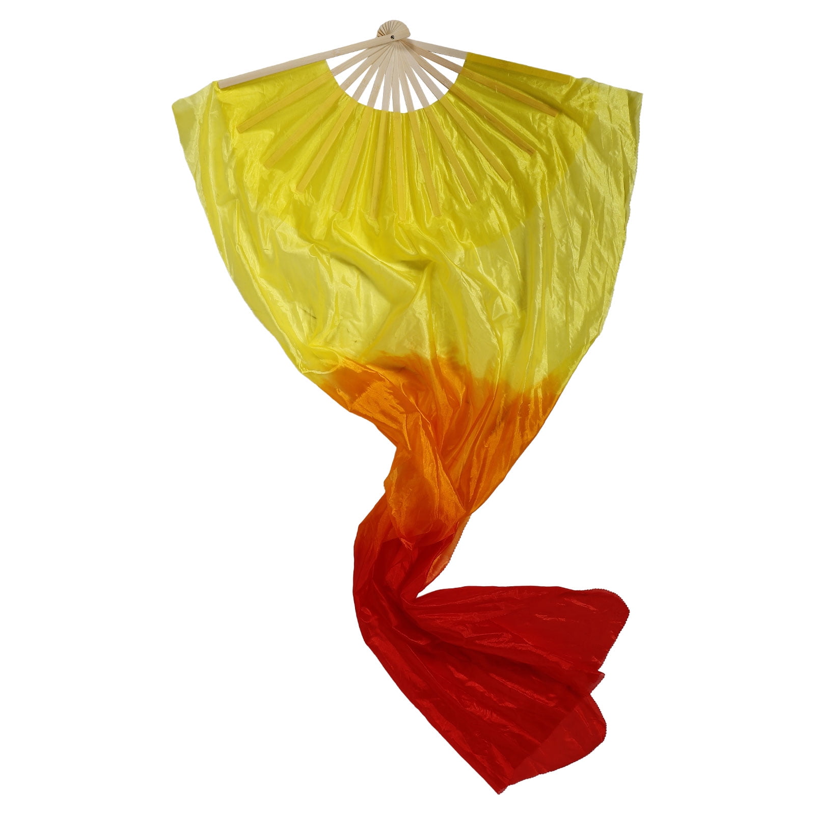 Zehuanyu Large Dance Fan Artificial Silk Fan Veil Worship Praise Belly ...