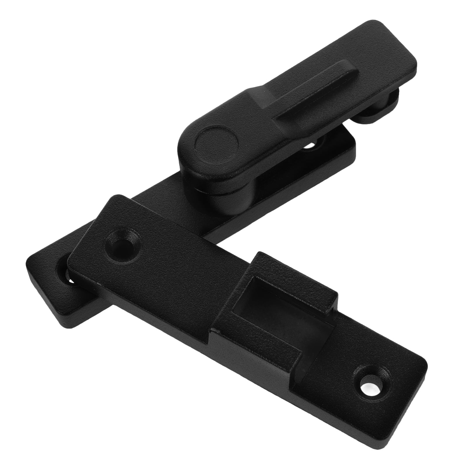 EXHUMKY Black Stainless Steel Door Latch with Smooth Slide for Secure ...
