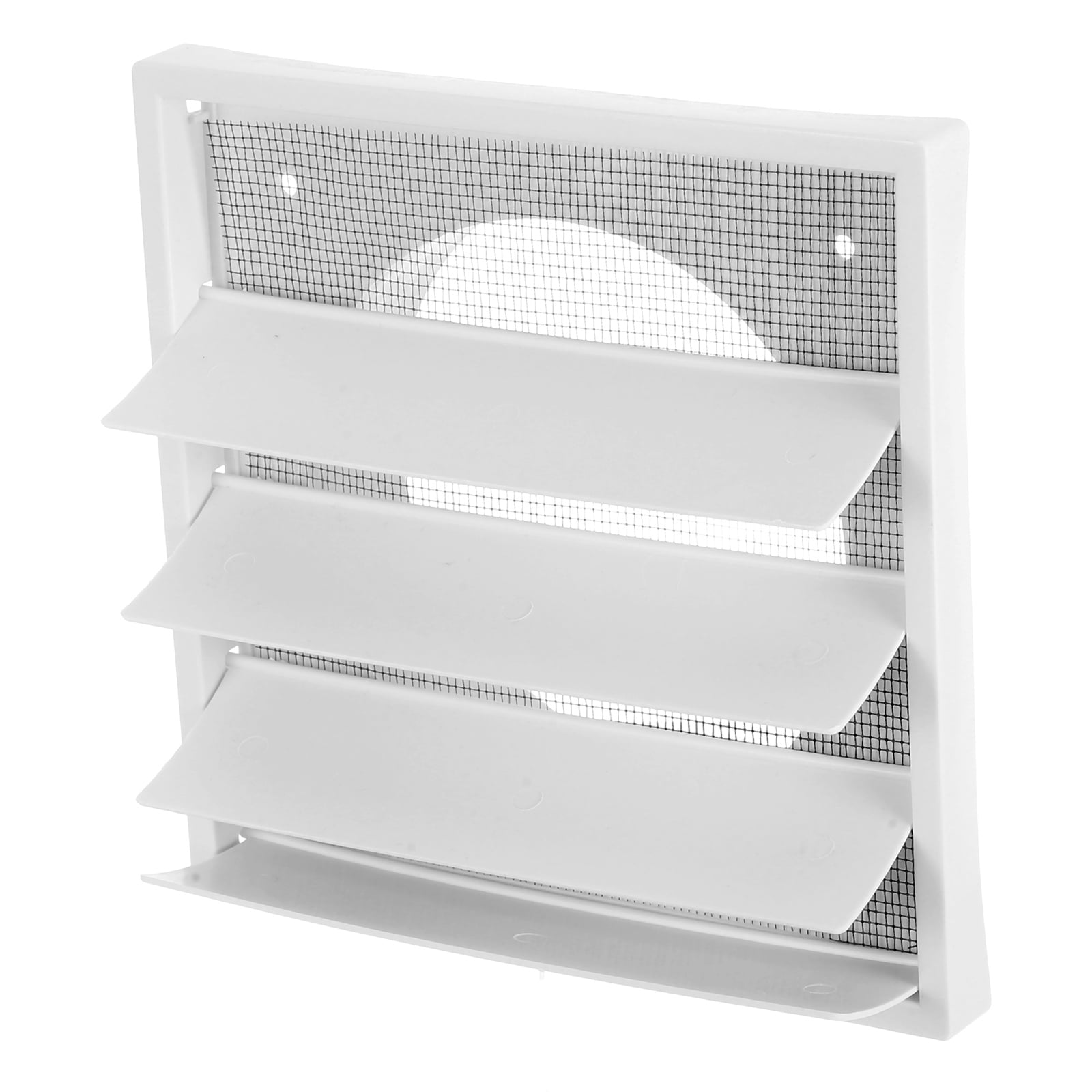Zehuanyu Louvered Dryer Vent Cover White Dryer Vent Cap with Screen ...