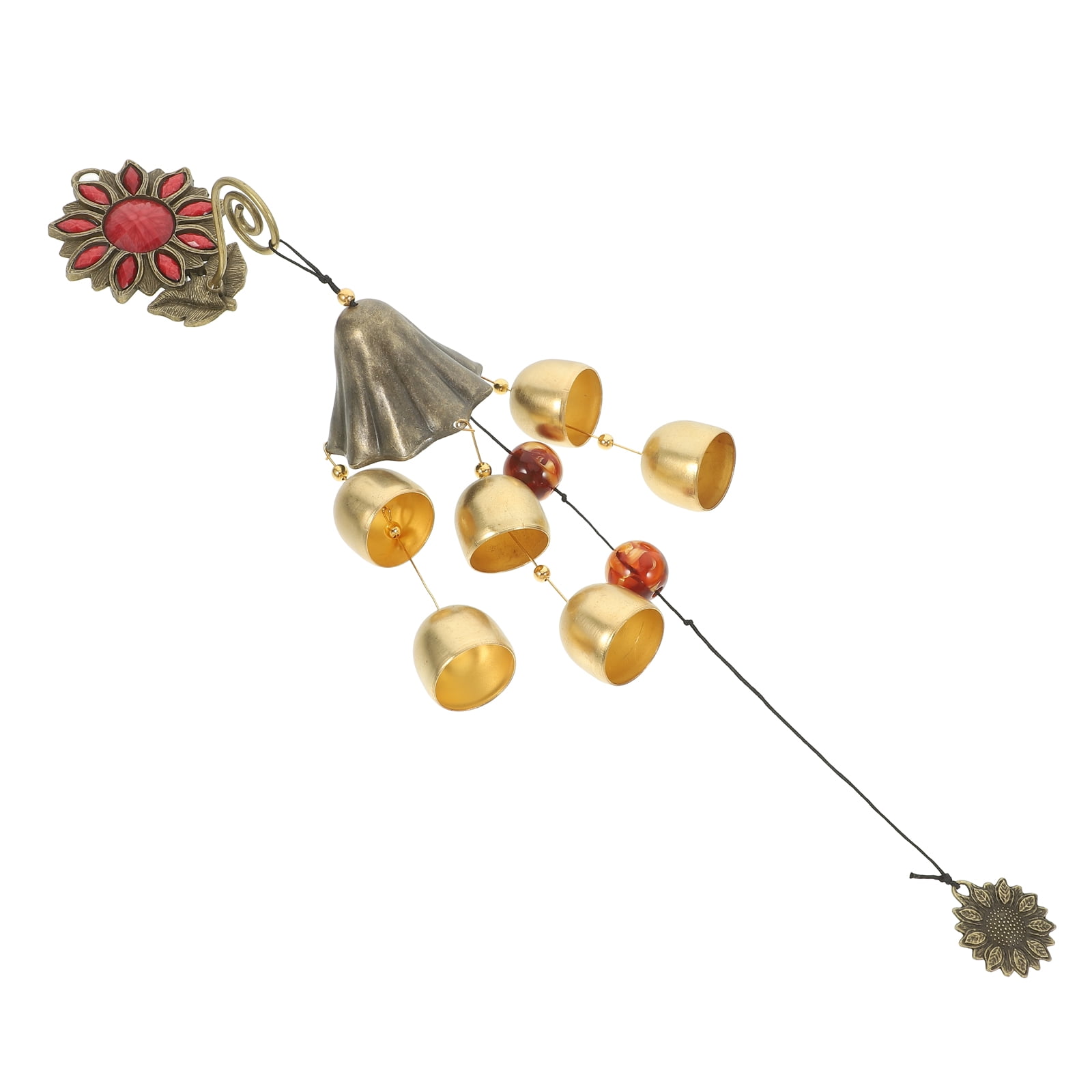 Zehuanyu Metal Bell Pendant Balcony Wind Chime Windbell Pendant Garden ...