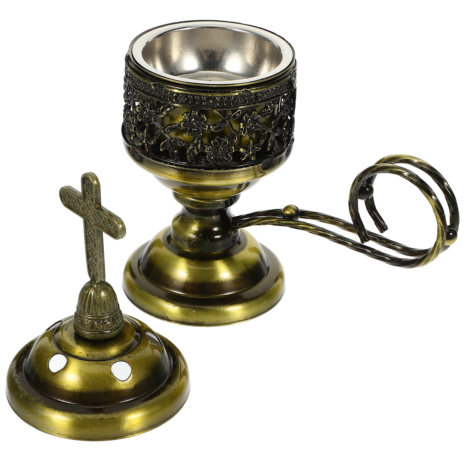 Zehuanyu Metal Incense Holder Desktop Incense Burner Tea House Censer ...