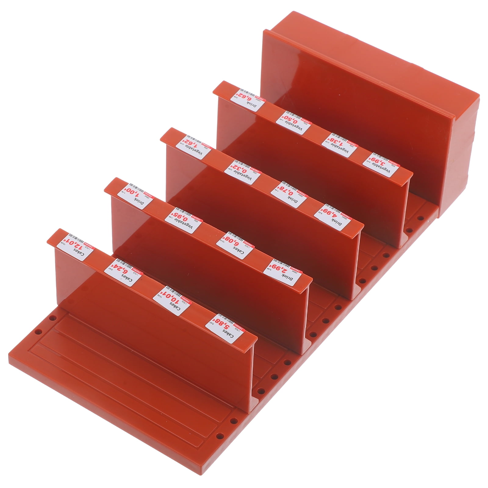 Zehuanyu Miniature Grocery Shelf Stall Model Miniature Shop Goods ...