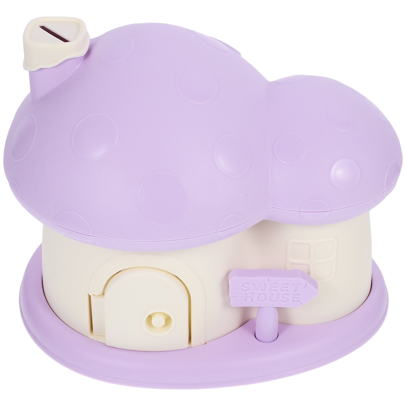 Zehuanyu Mushroom Coin Container Piggy Bank for Cash Coin Bank Plastic ...