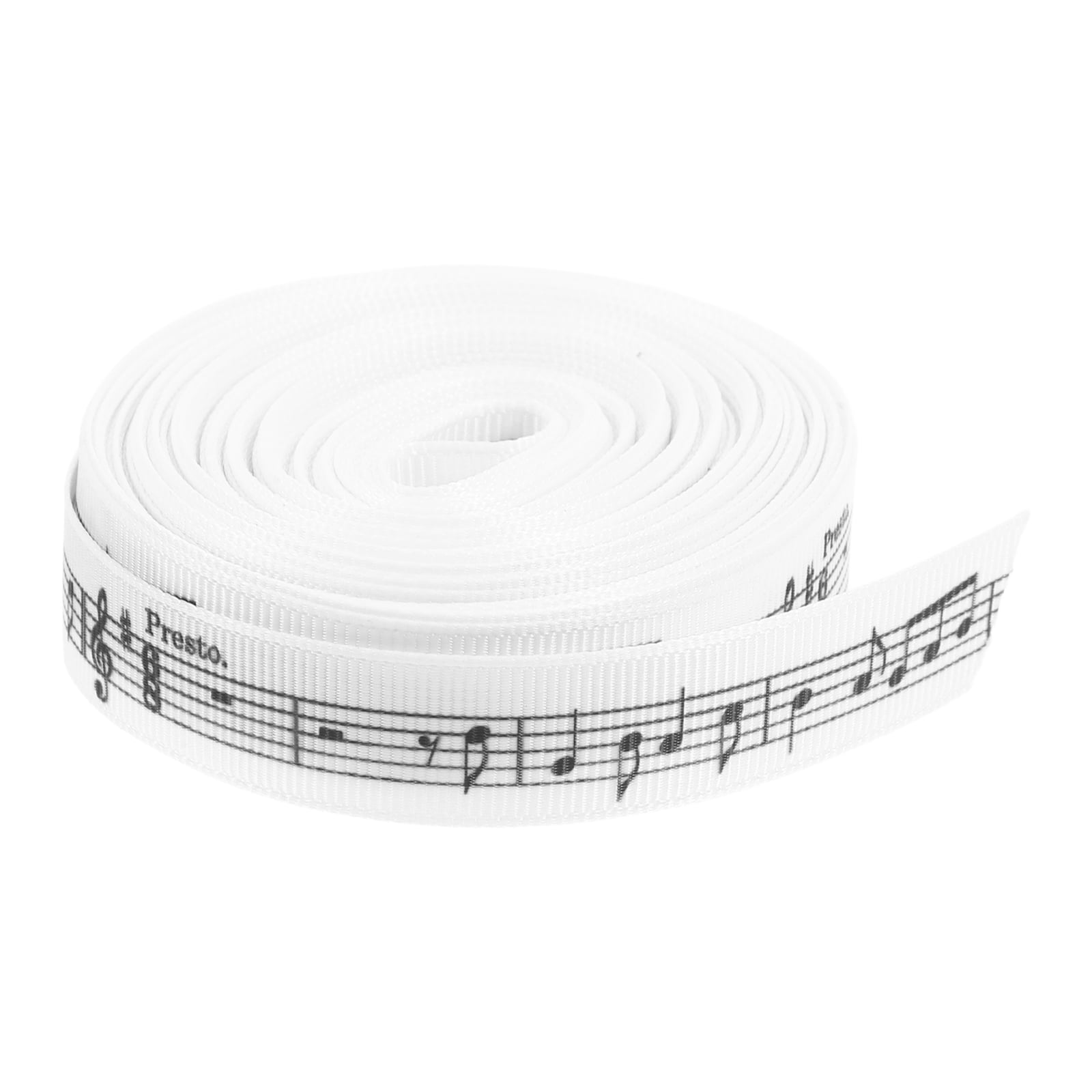 Zehuanyu Music Note Ribbon for Wrapping Decorative Polyester Ribbon ...