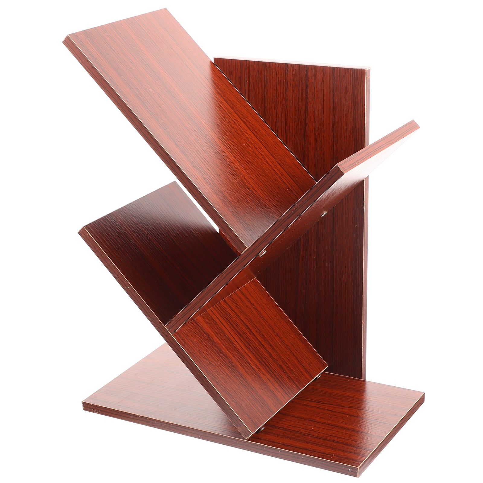 Zehuanyu Office Book Rack Table Tree Bookshelf Storage Shelves Decor ...