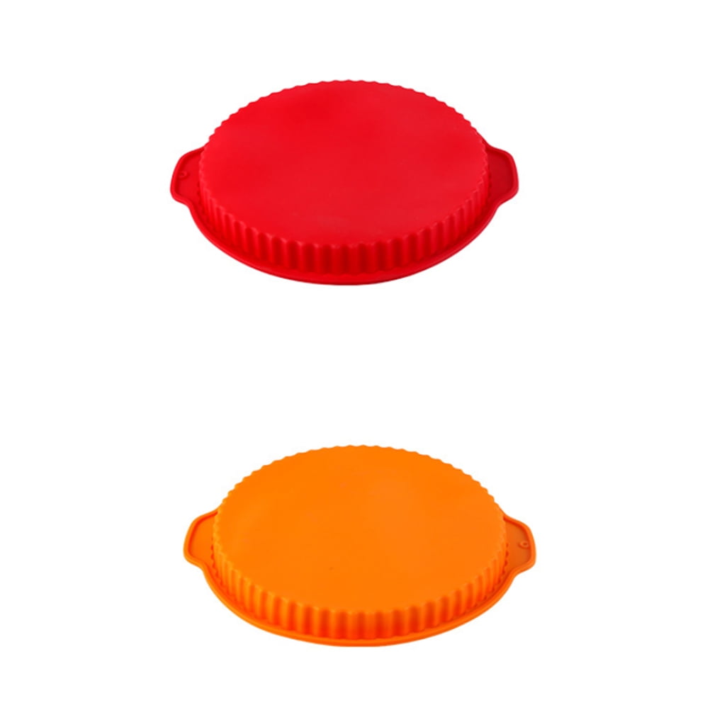 1pc Baking Gadget Round Shape Food Grade Silicone Cake Mold Baking Tray ...