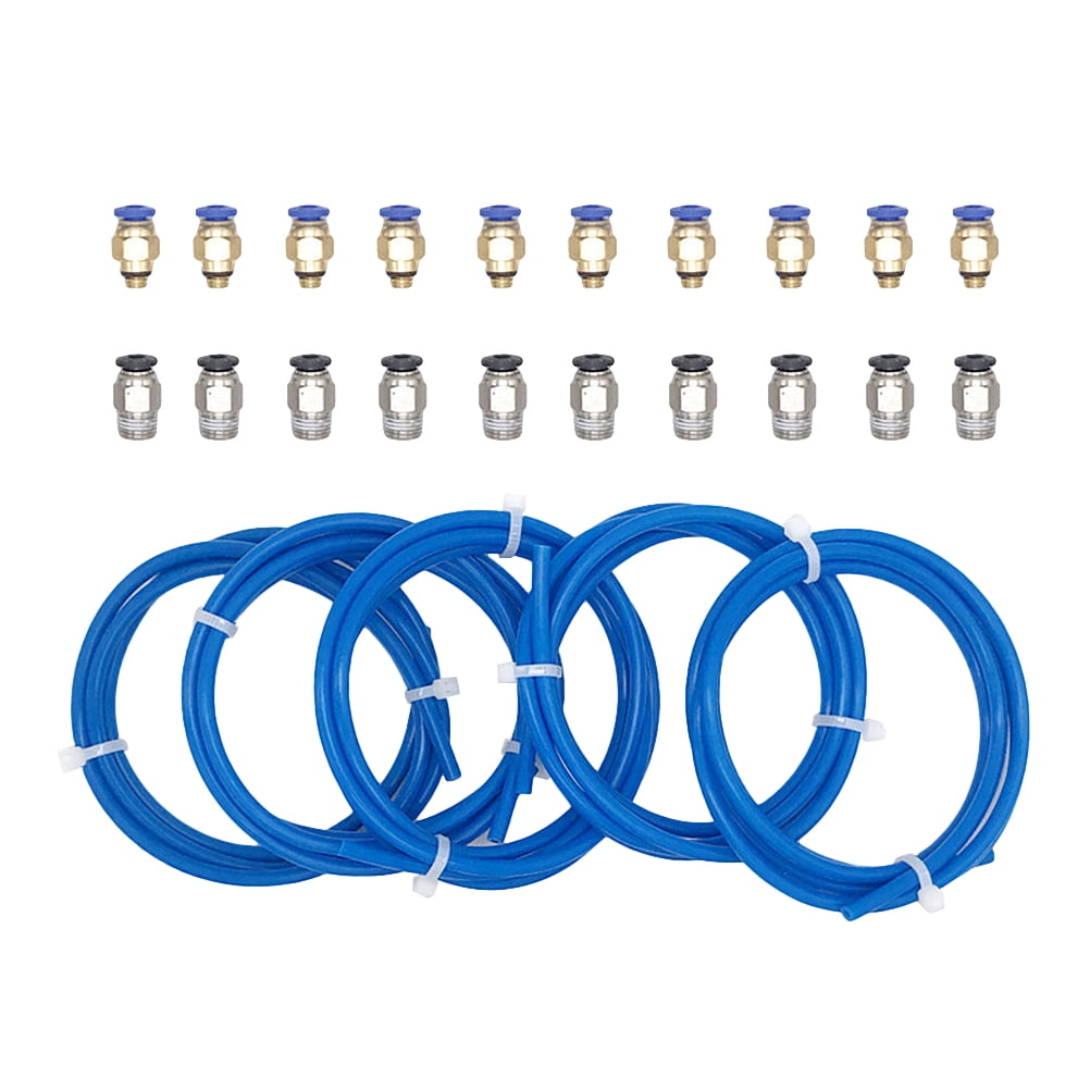 Zehuanyu PTFE Tube Quick Coupling Hose Nozzle Connect Connectors Blue ...