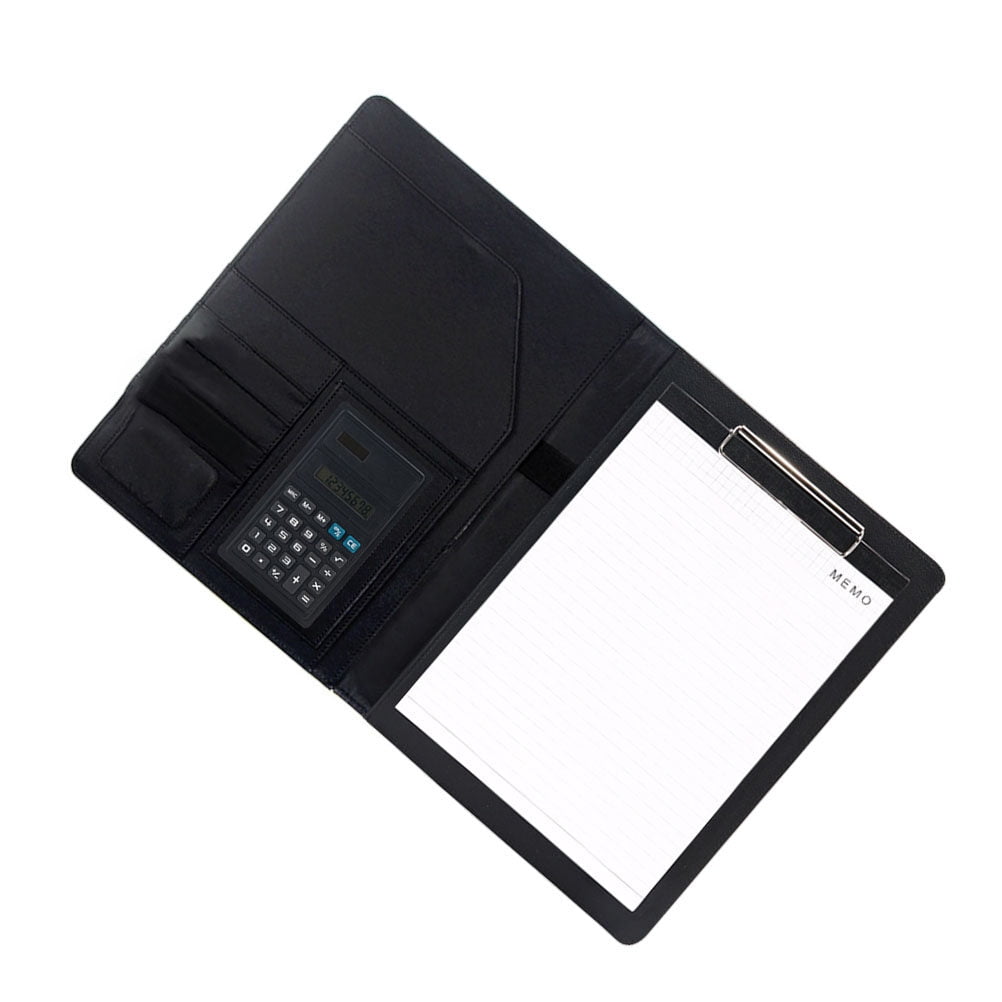 Zehuanyu PU Material Folder Company File Folder Office Black - Walmart.com