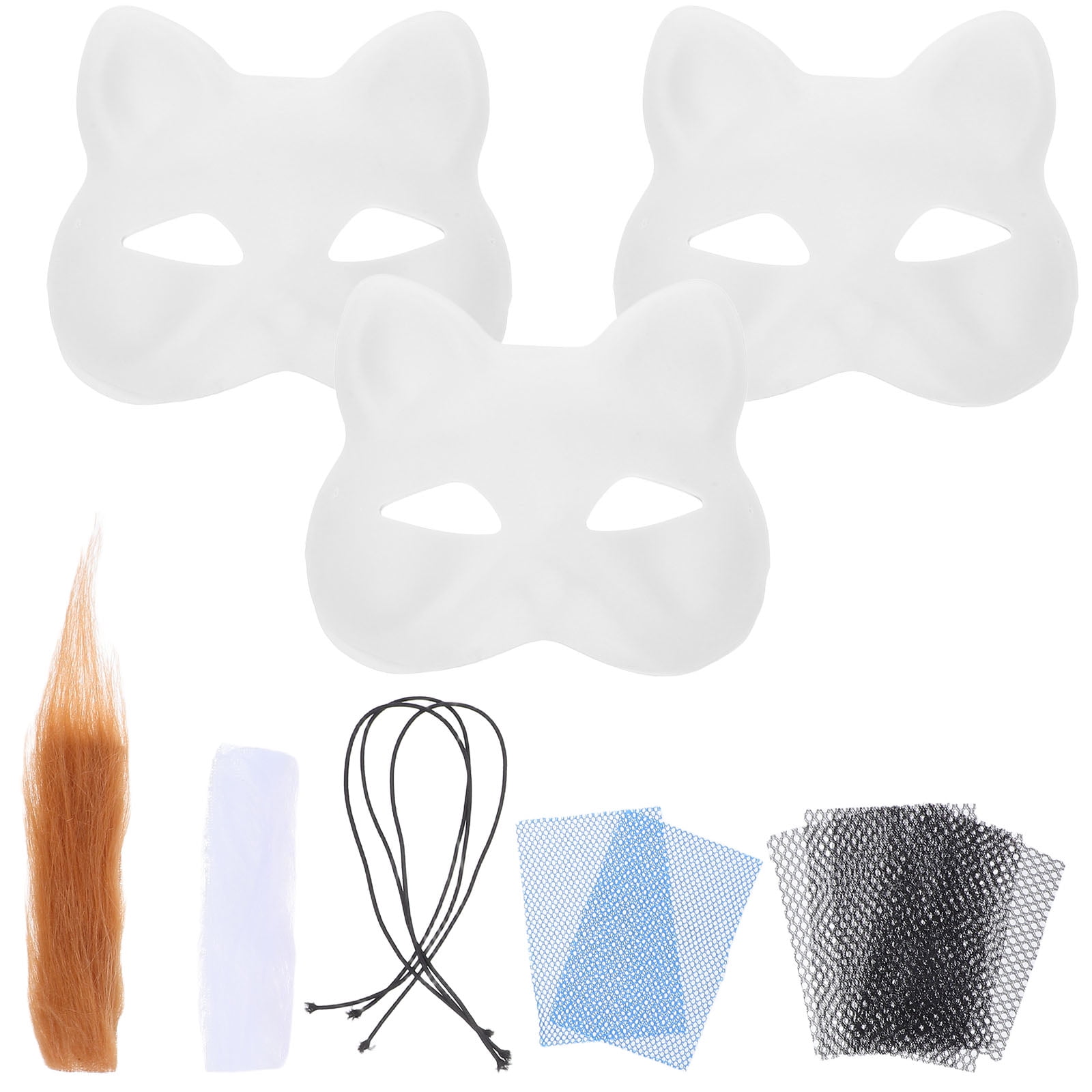 Zehuanyu Paper Cat Masks Therain Decorative Boxed Figurine Decoration ...