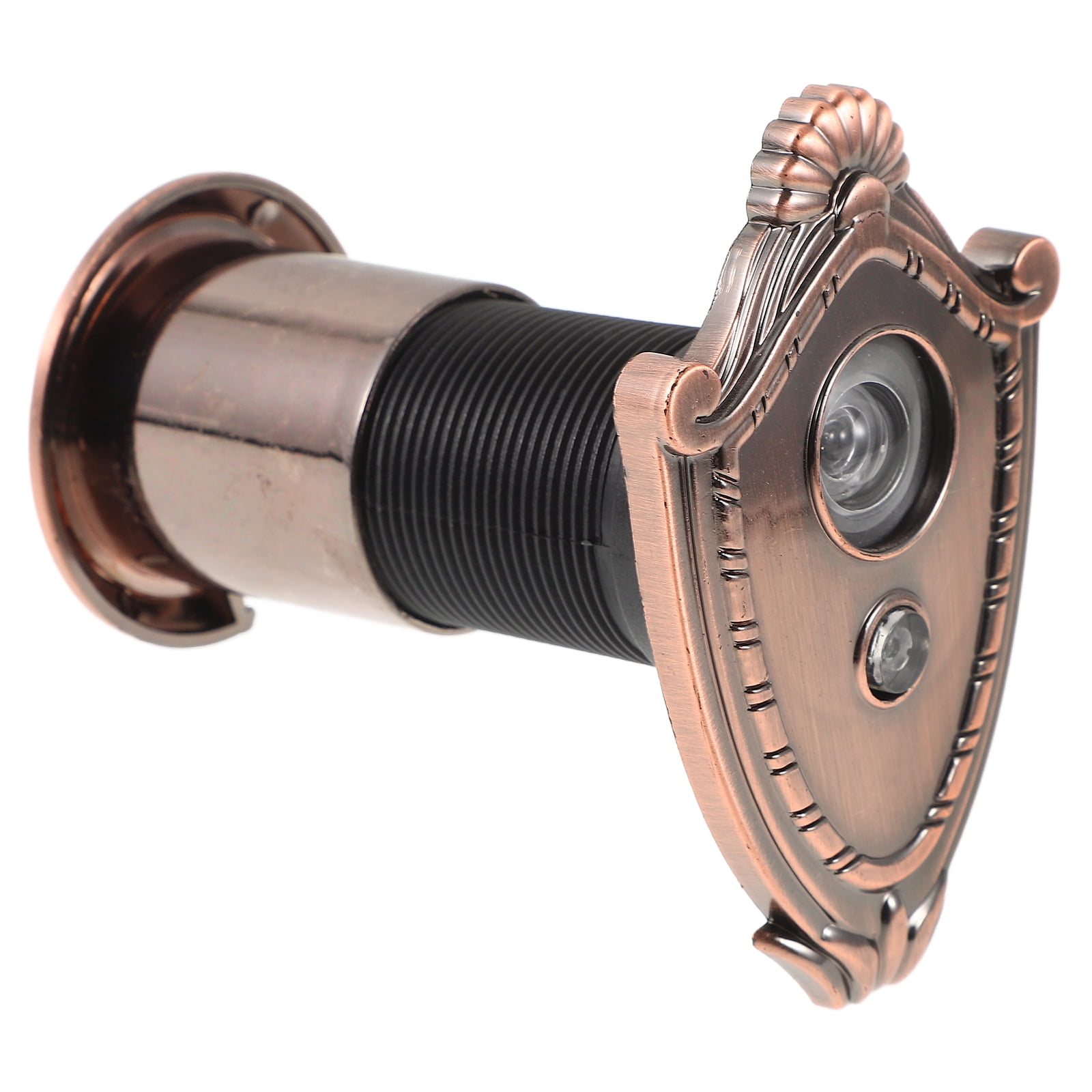 Zehuanyu Peephole Viewer Plate Small Door Stopper Rotating Dark Brown ...