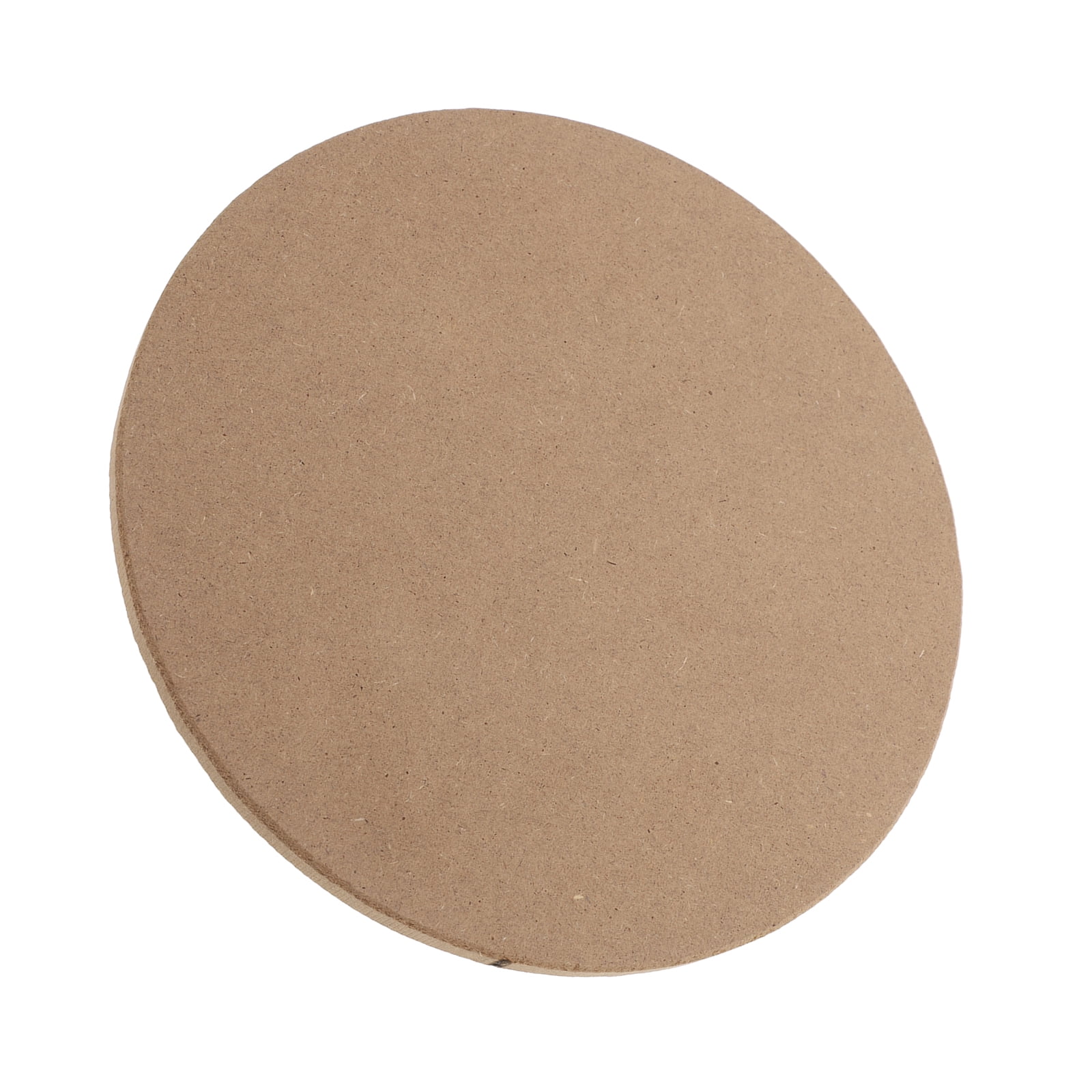 HEMOTON Light Brown Wood Pottery Sculpture Base Plates Sturdy Smooth ...