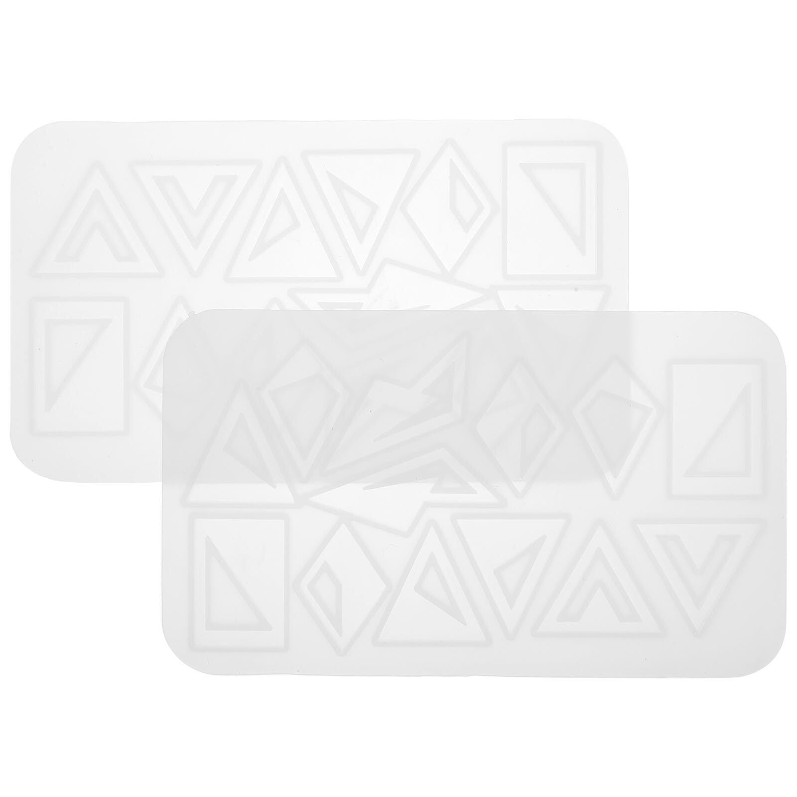 Zehuanyu Puck Molds Triangle Earring Resin Paints for Crafts Child ...