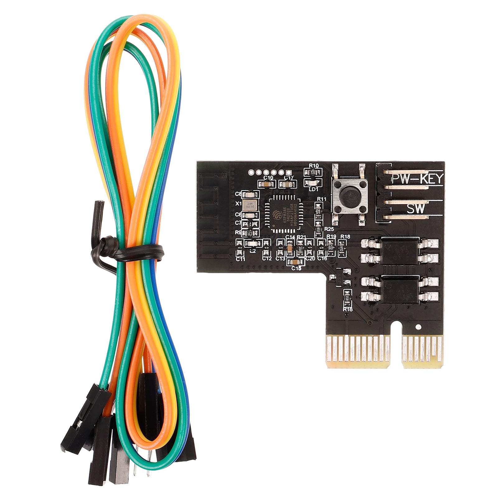 Zehuanyu Pushbutton Computer Power Remote Boot Card 4.20X3.50X0.20CM ...