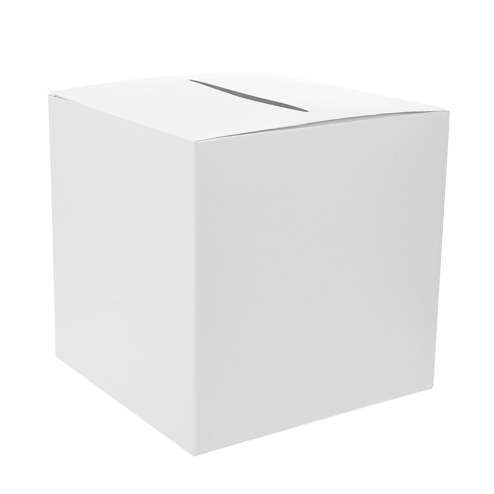 Zehuanyu Raffle Ticket Card Box Velvet Pool Cash Favor Bridesmaid White ...