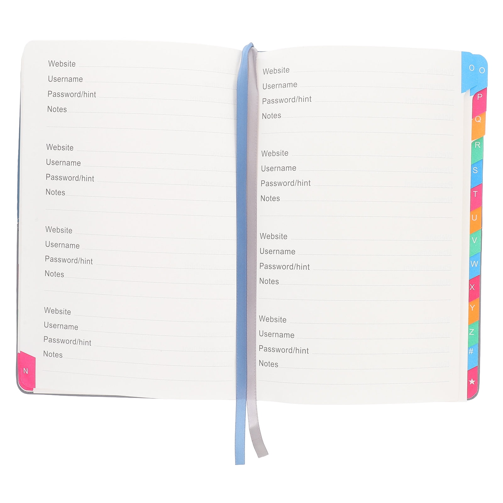 Fox Theme Set of Password Books for Writing Use Simple Design with ...