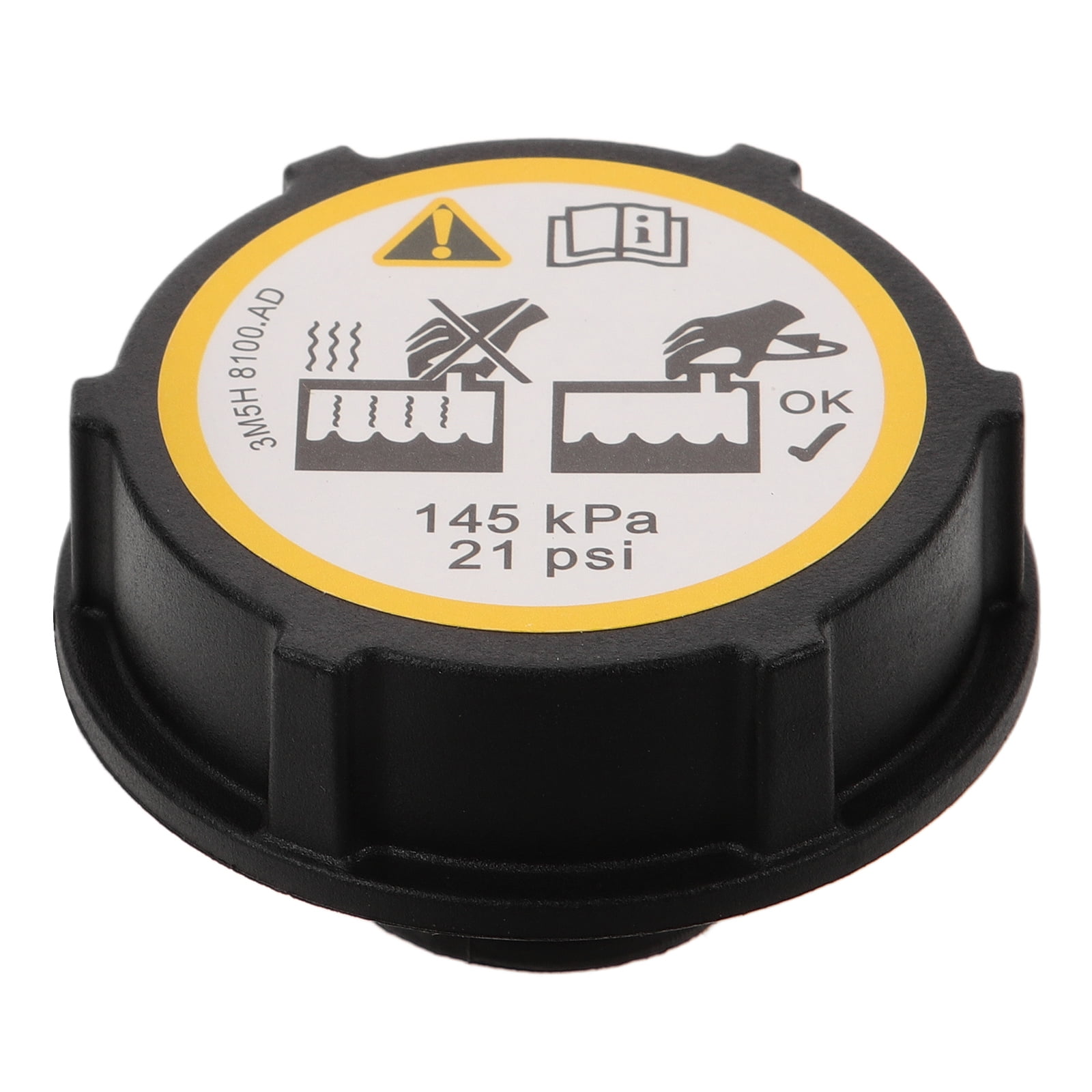 Zehuanyu Reservoir Cap for Fluid Tank Coolant Cover Pulley Clear Black ...