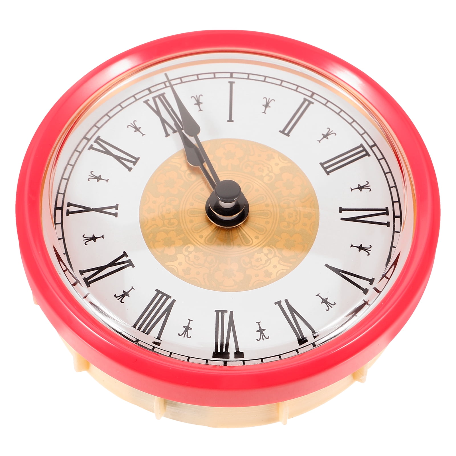 Zehuanyu Retro Clock Insert Round Quartz Clock Insert with Roman ...