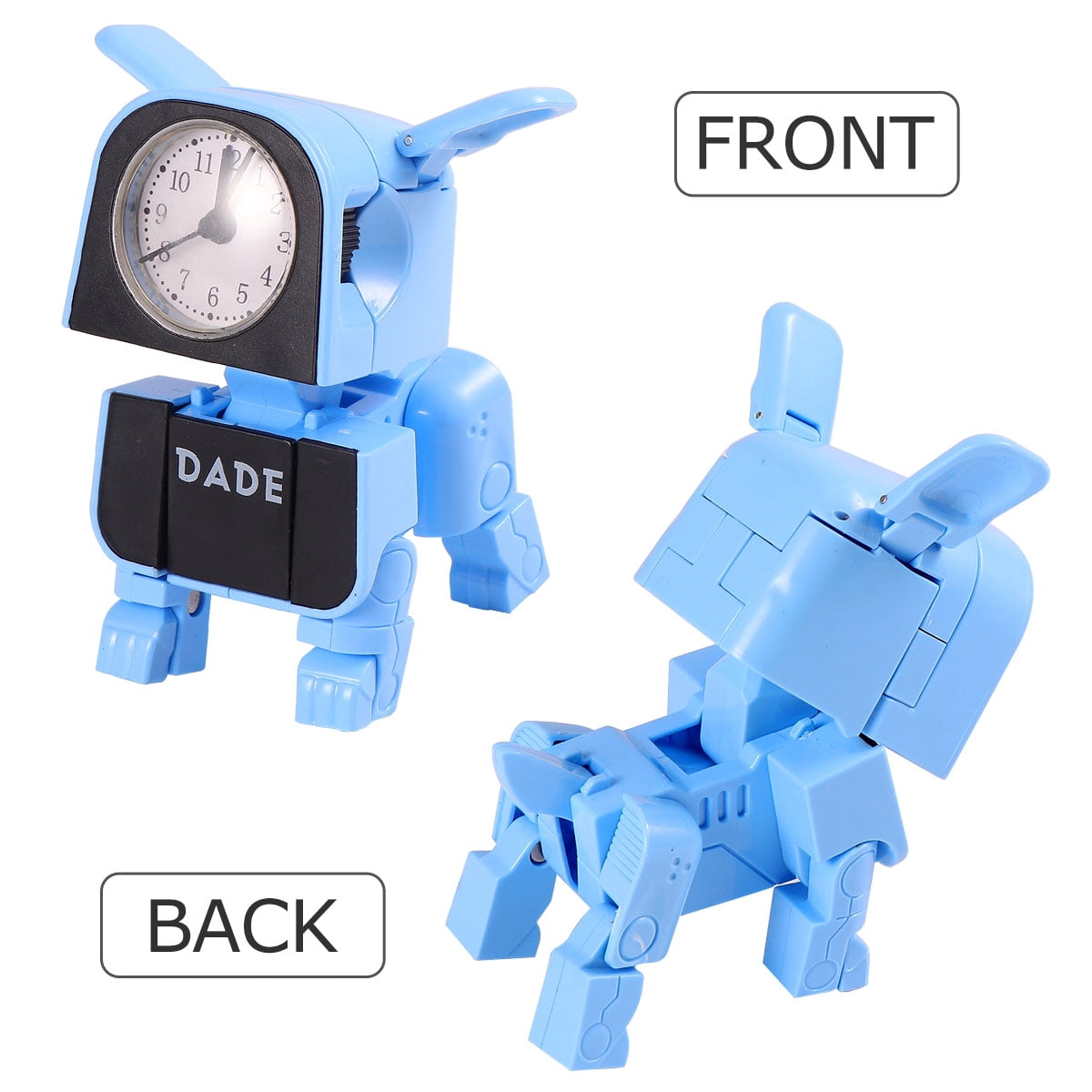 Zehuanyu Robot Dog Electronic Alarm Clock Mini Toys Operated Flowing ...