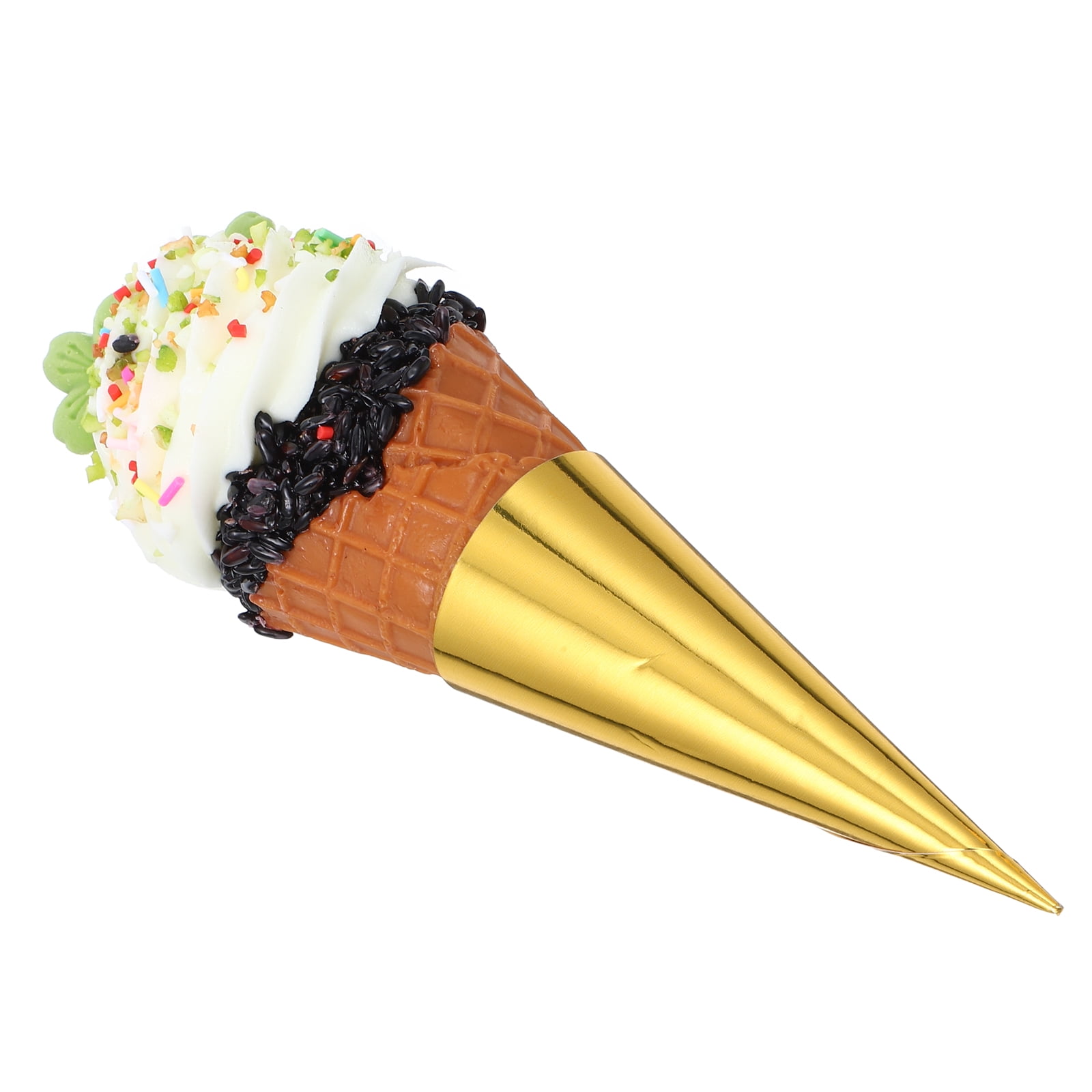 Zehuanyu Simulation Ice Cream Cone Model Realistic PVC Ice-cream Model ...