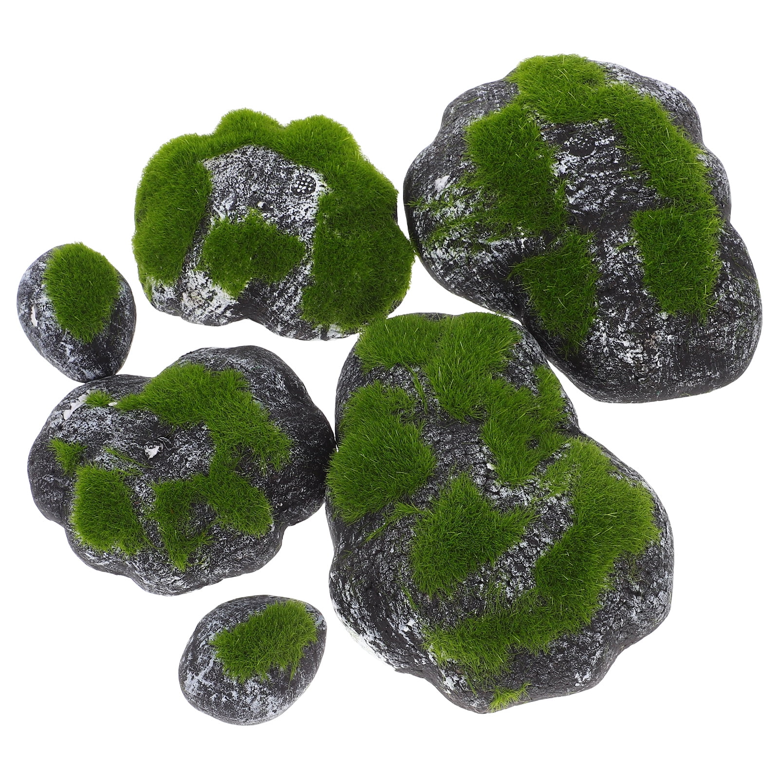 Zehuanyu Small Flower Pot Flower Bucket Artificial Moss 12.80X10.00X3 ...