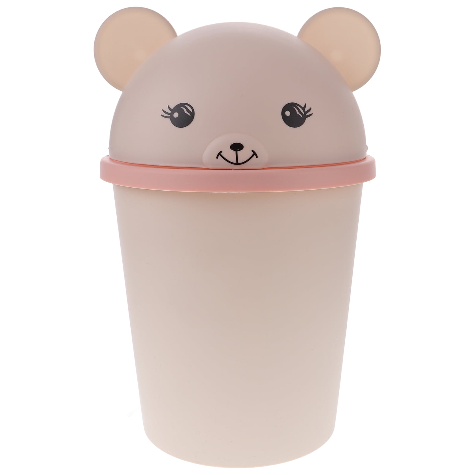 Zehuanyu Small Garbage Can Recycling Bin Bear Trash Office - Walmart.com
