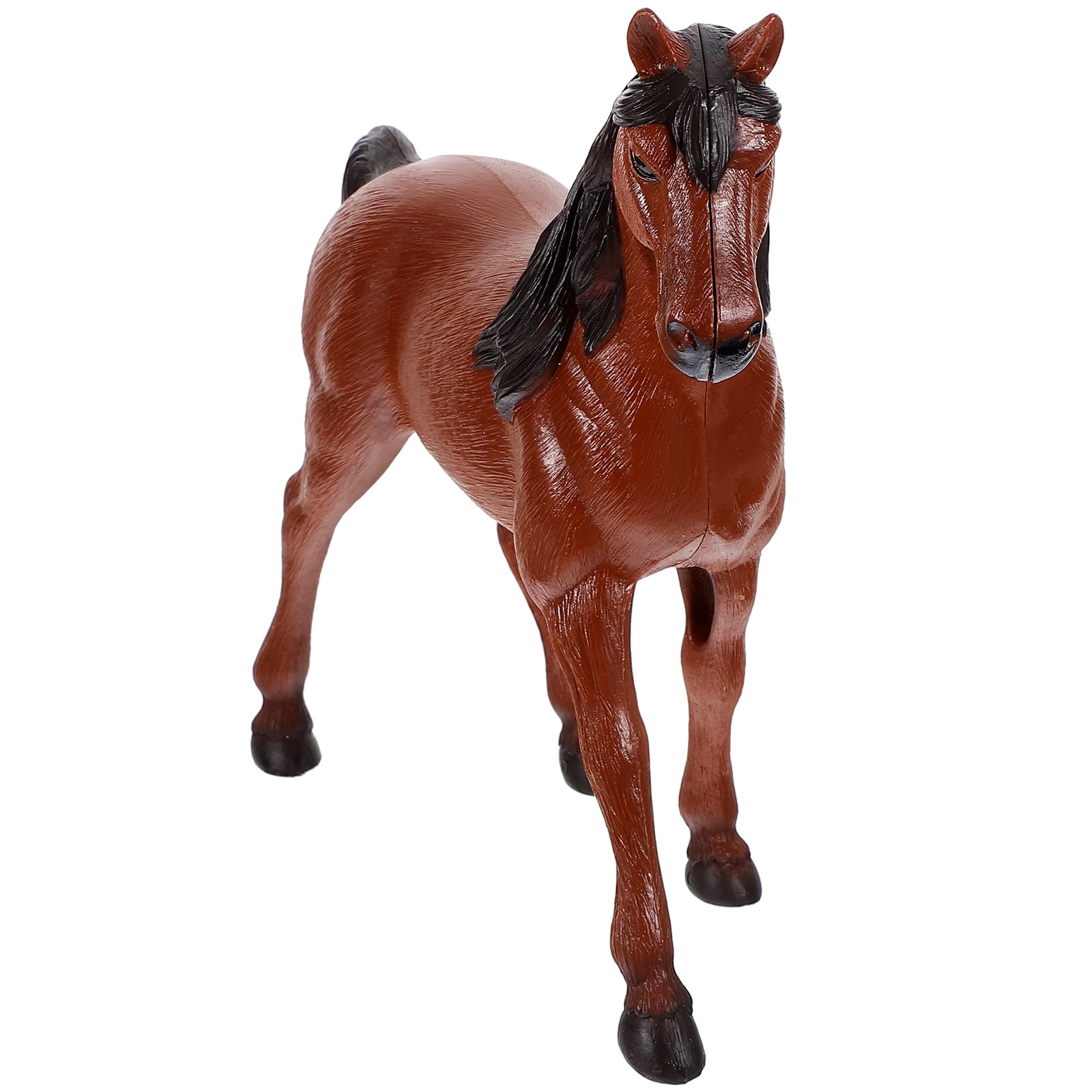 Zehuanyu Small Horse Figurine Simulation Horse Decoration Home Plastic ...