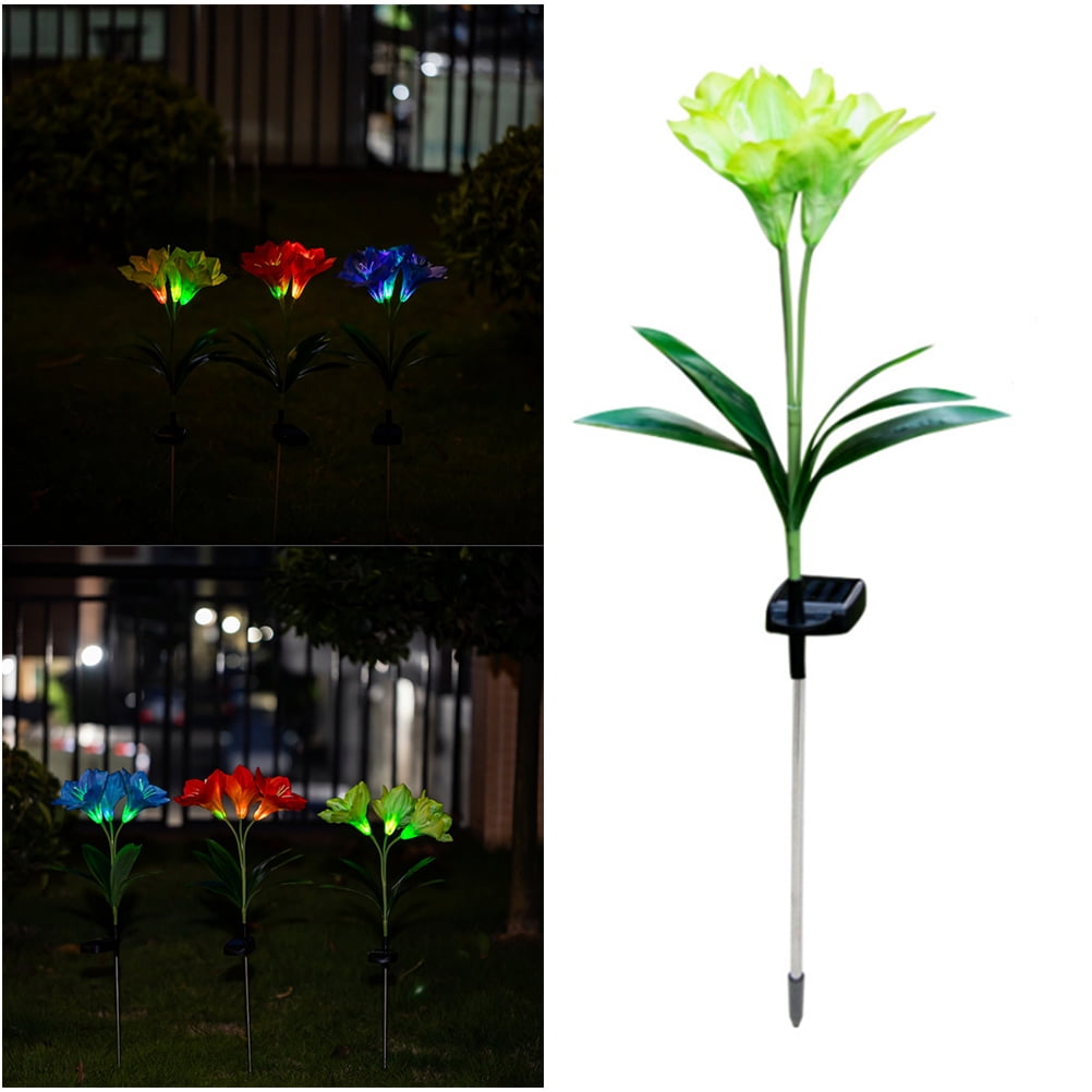 Zehuanyu Solar LED Flower Light Flowers Outdoor Lights Powered ...