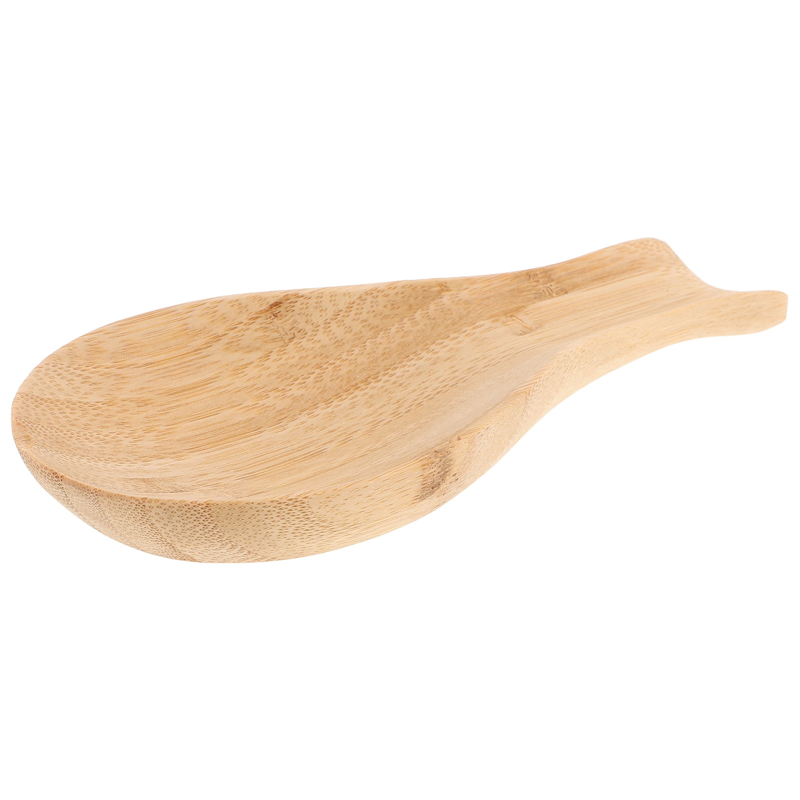 HEMOTON Wooden Spoon Rest for Kitchen Khaki Minimalist Design and ...
