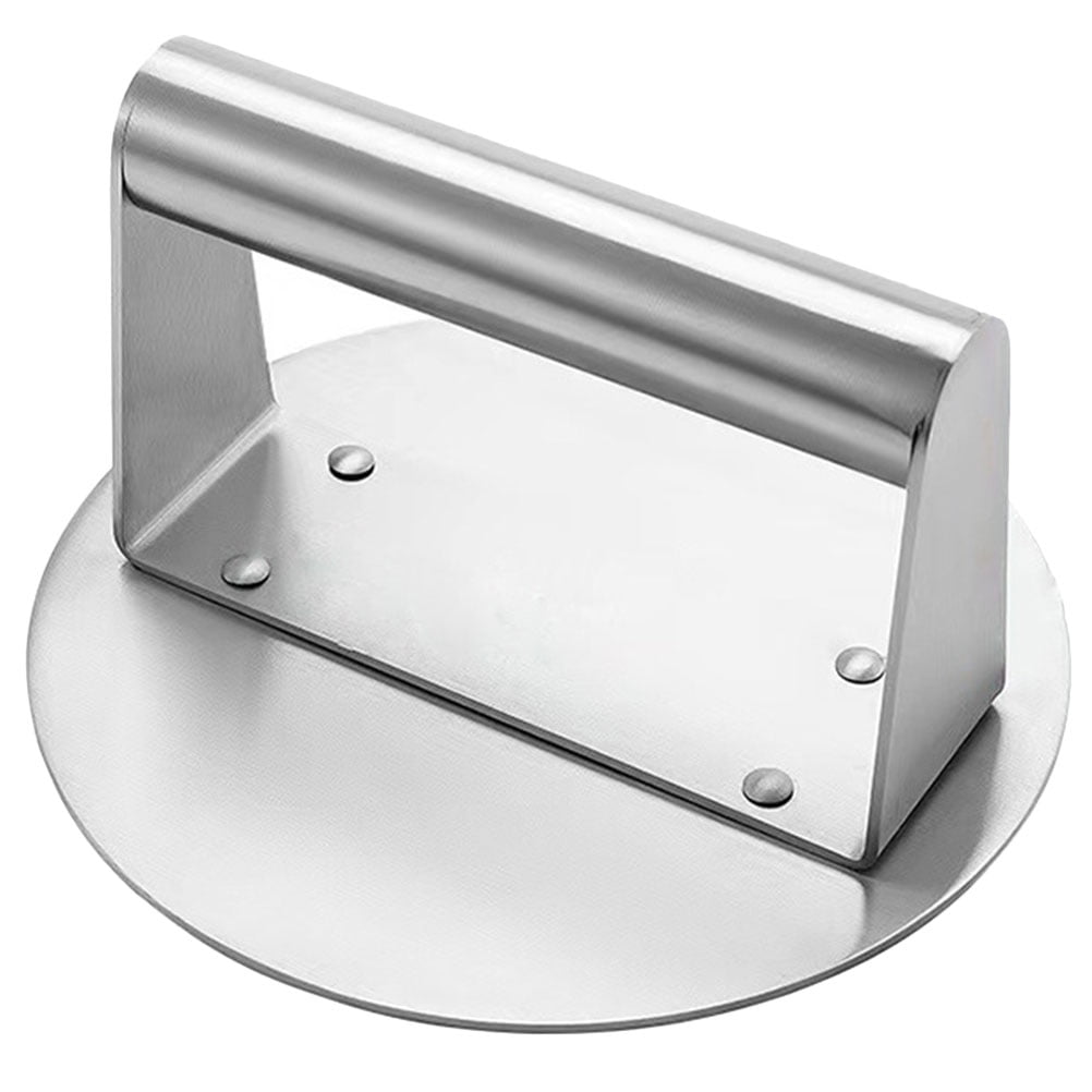Stainless Steel Burger Press 1 Set Round Burger Smasher Tool Metal ...