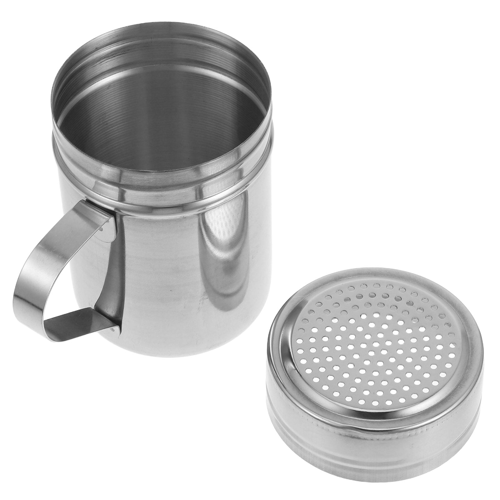 Zehuanyu Steel Dredge Shaker Flour Powdered Sugar Micro Crank DC Silver ...