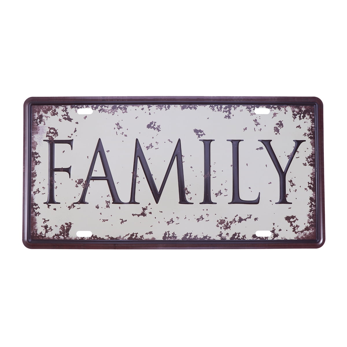 Zehuanyu Stickers Three-dimensional License Plate Cafe Decor - Walmart.com