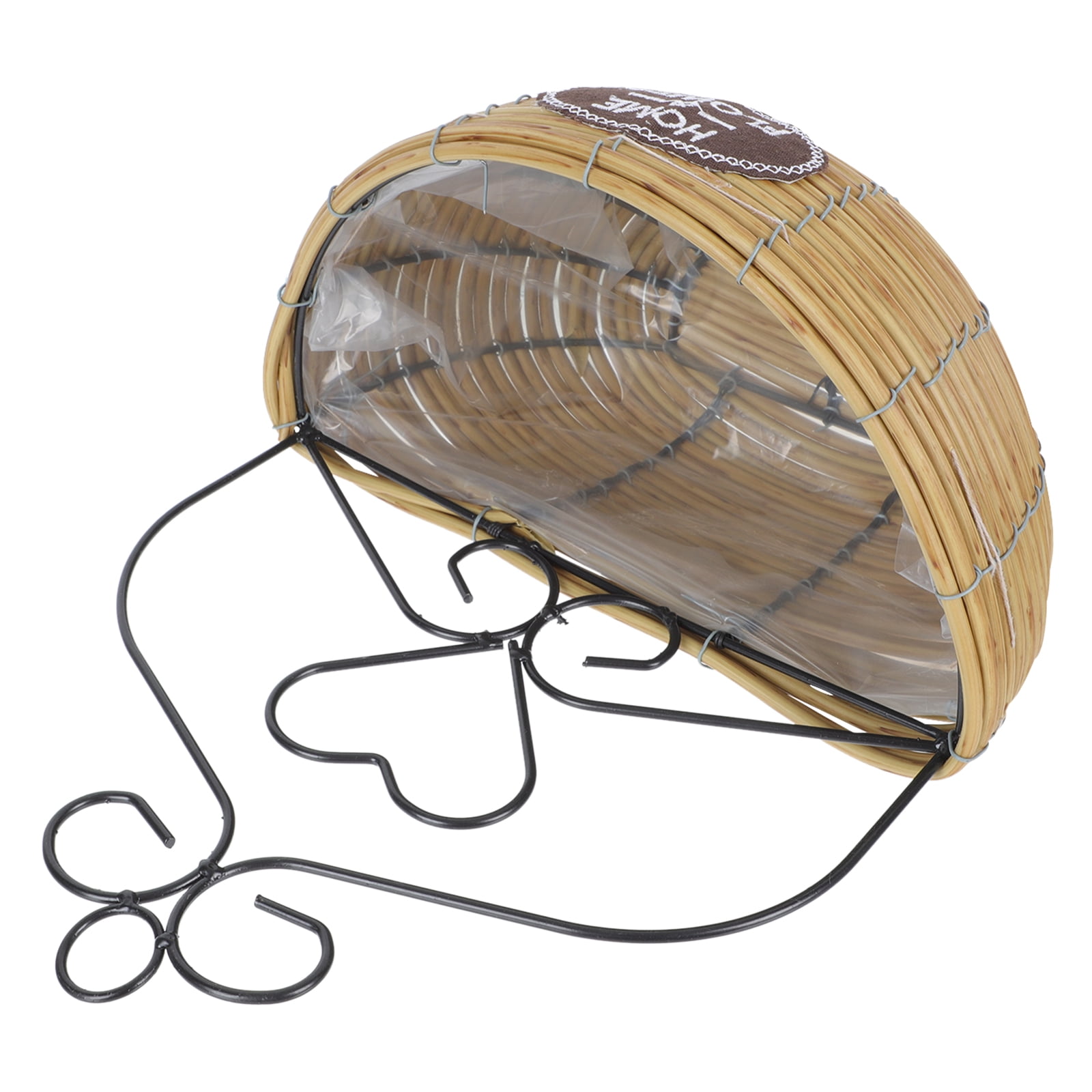 Zehuanyu Straw Wall-Mounted Flower Pot Hanging Basket Plant Rack Vase ...