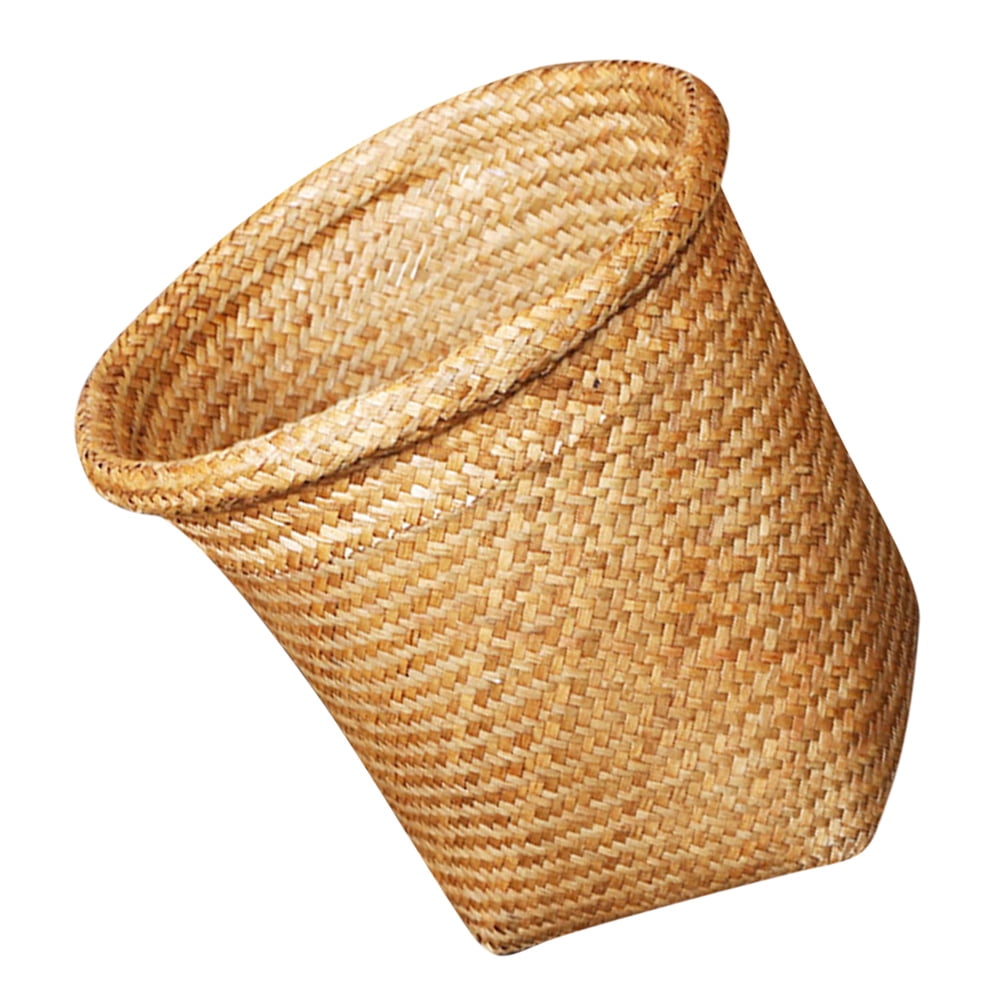 Zehuanyu Straw Woven Basket Natural Shelf Basket Living Room Flower ...