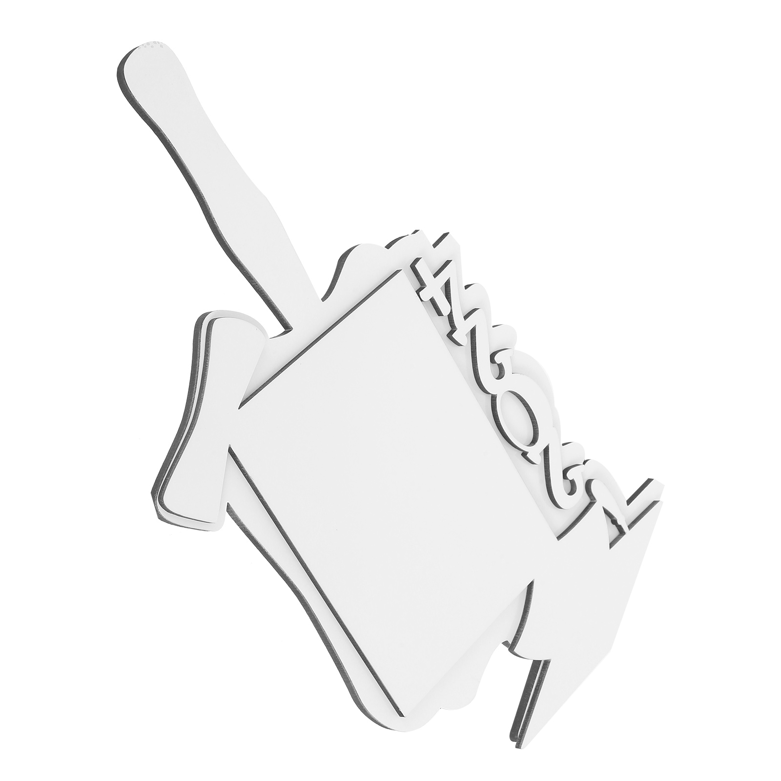 RENACLIPY Graduation Cap Fan White Wooden Sublimation Photo Frame Gift ...