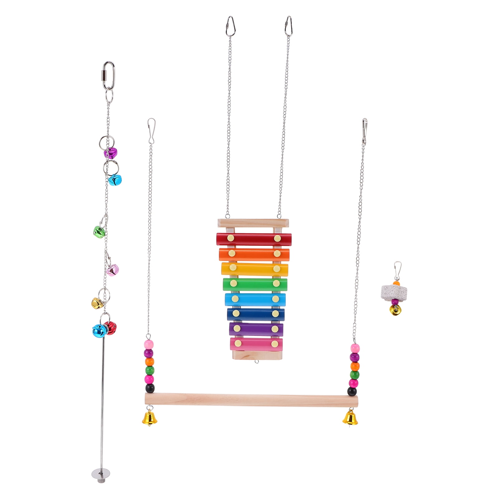 Zehuanyu Toys for Chickens Universal Pulley Wheels Set Pet Bird Parrot ...