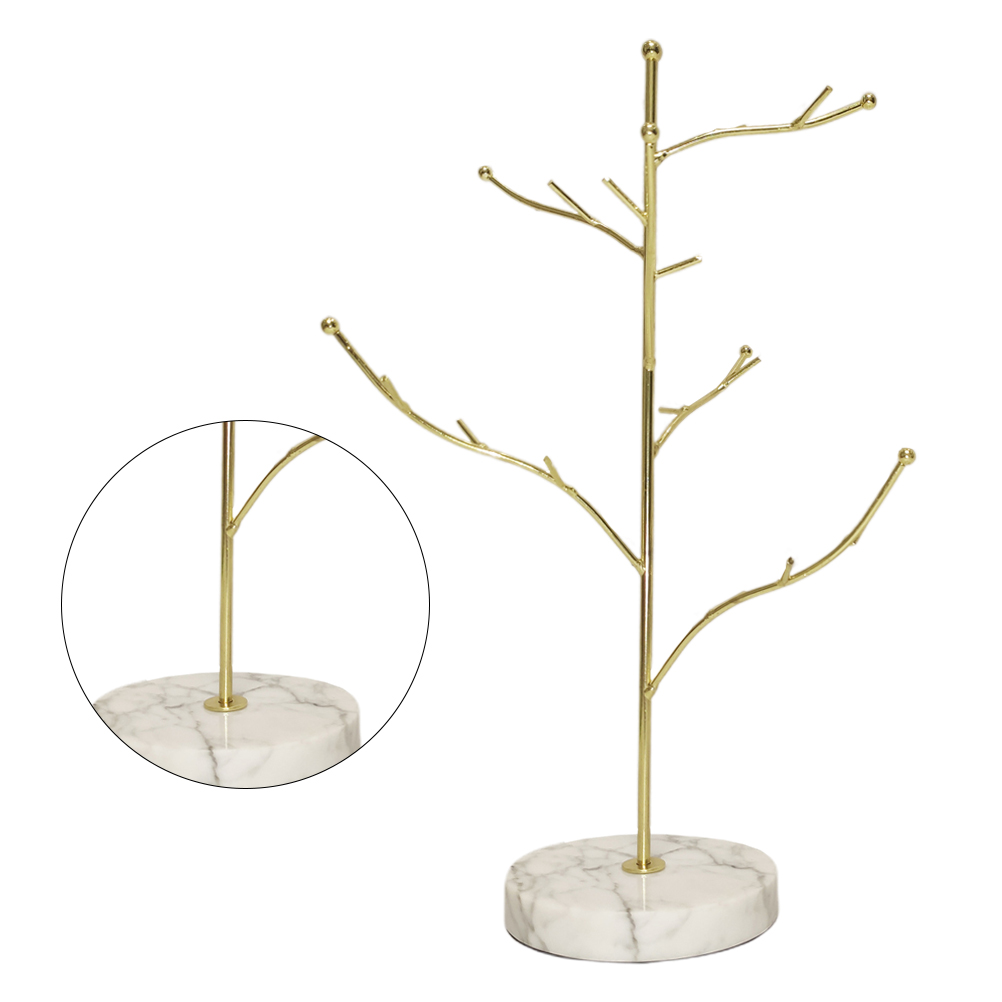 Zehuanyu Tree Brunch Jewerly Stand Tangle-free Jewelry Holder Marble ...