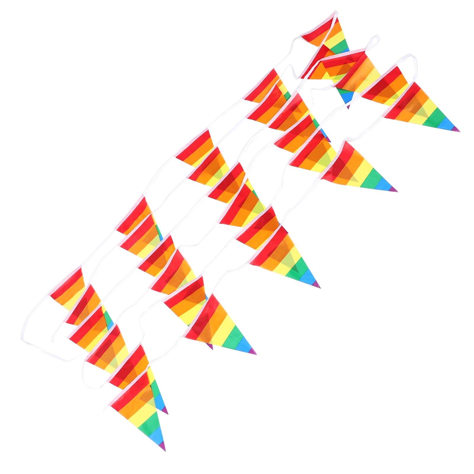 Zehuanyu Triangle Banner Flag Fabric Triangle Flag Party Bunting Banner ...