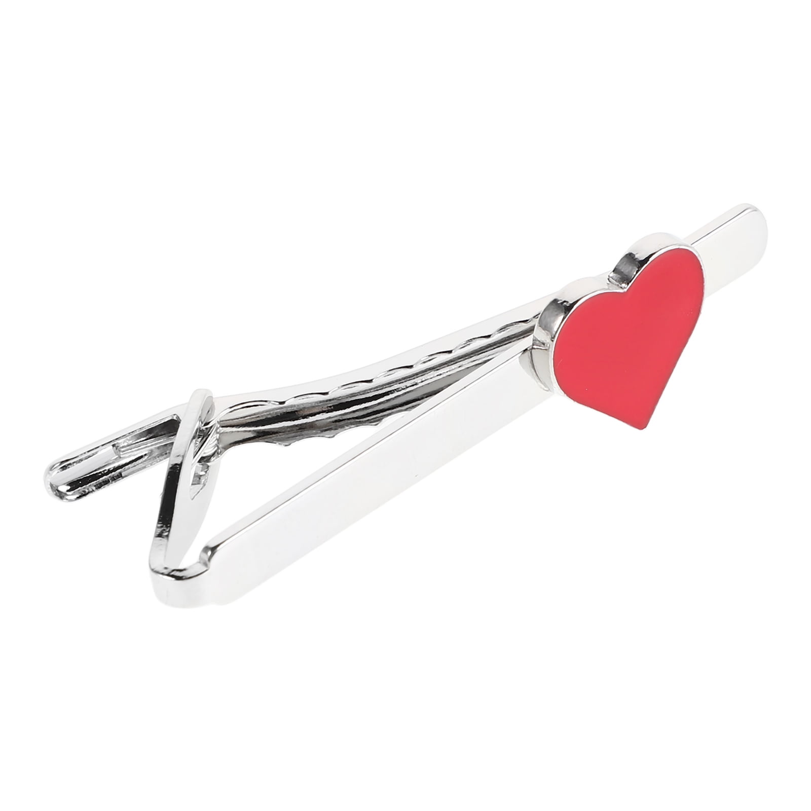 Zehuanyu Valentines Day Heart Tie Clips for Men Valentines Day Tie Clip ...