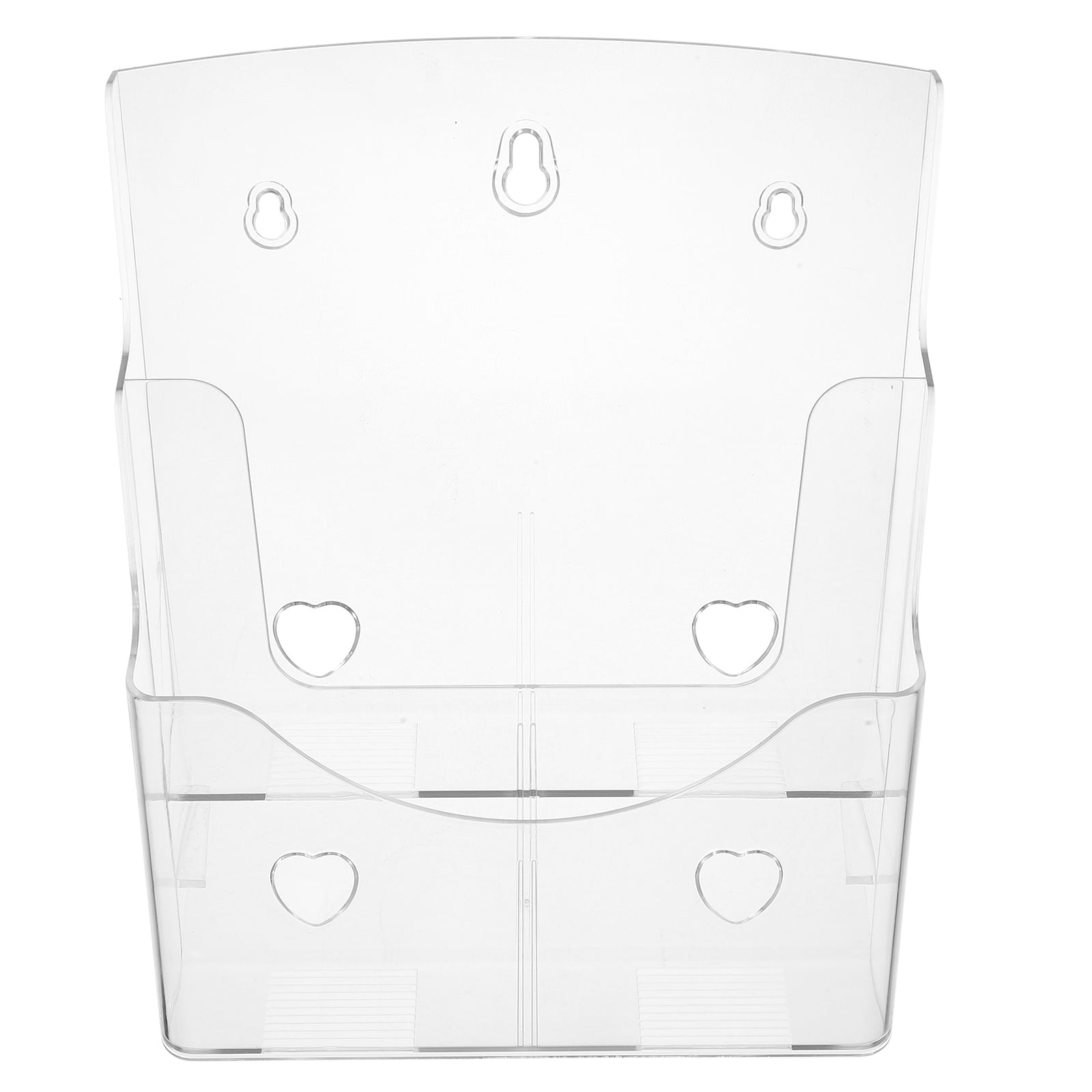 SOPOTUTU Transparent Brochure Rack Floor Standing Display Stand for ...